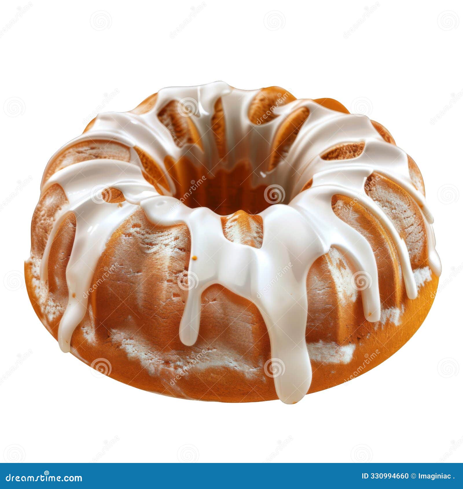 Ring Cake Topped With Waves Of Fondant And Sugar Pearls To Resemble The ...