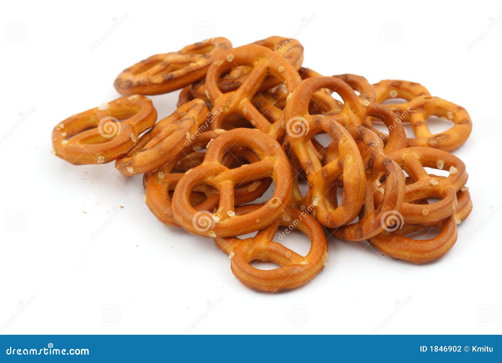 Glazed and salted pretzels stock photo. Image of crispy - 1846902