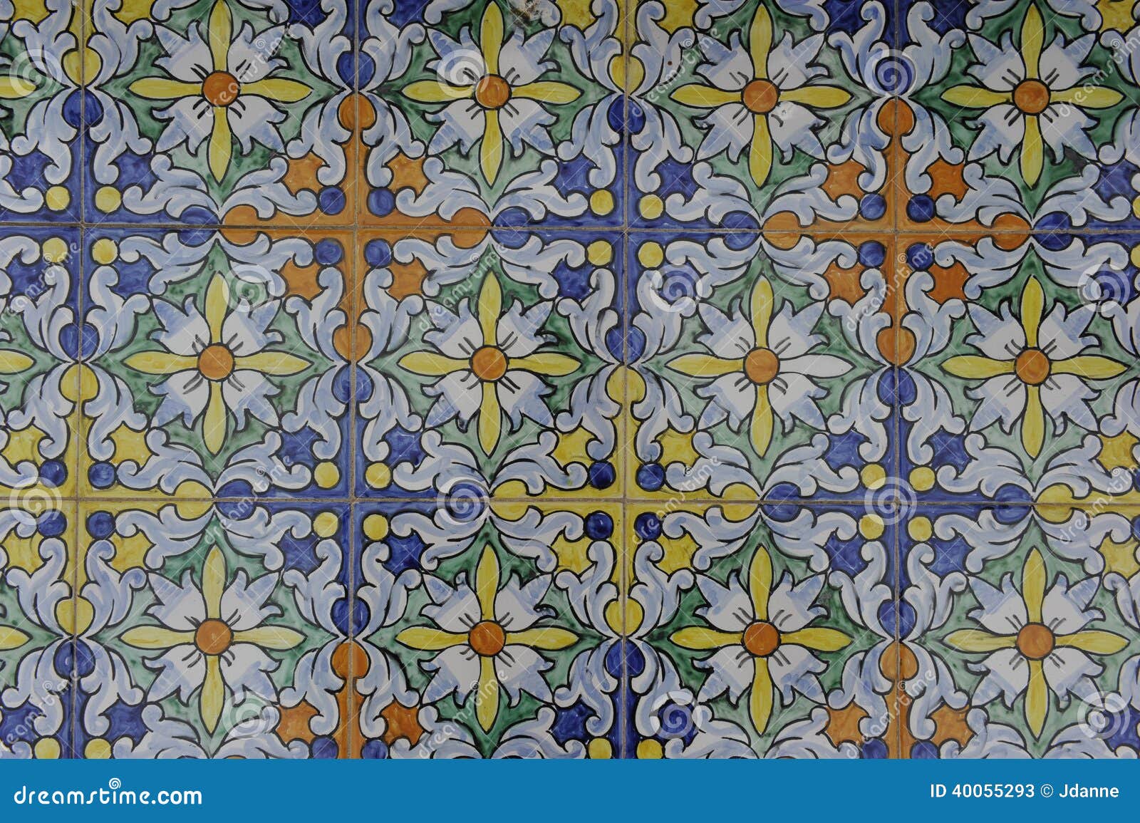 Glazed Tile Design stock image. Image of pattern, green - 40055293