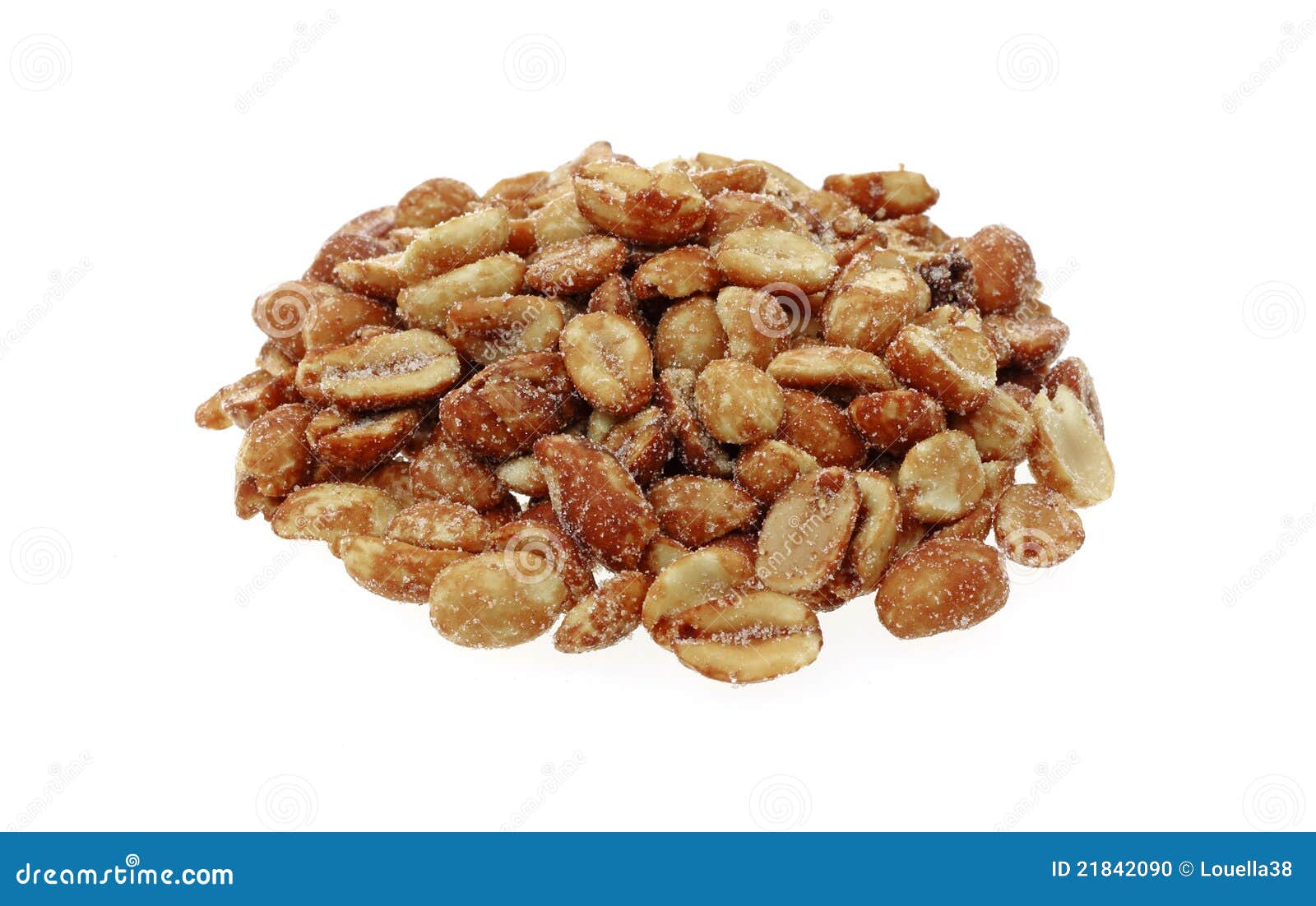 Glazed Toasted Peanuts Mound Stock Photo - Image of toasted, white ...