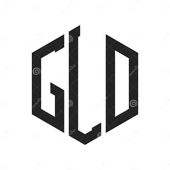 GLD Logo Design. Initial Letter GLD Monogram Logo Using Hexagon Shape ...