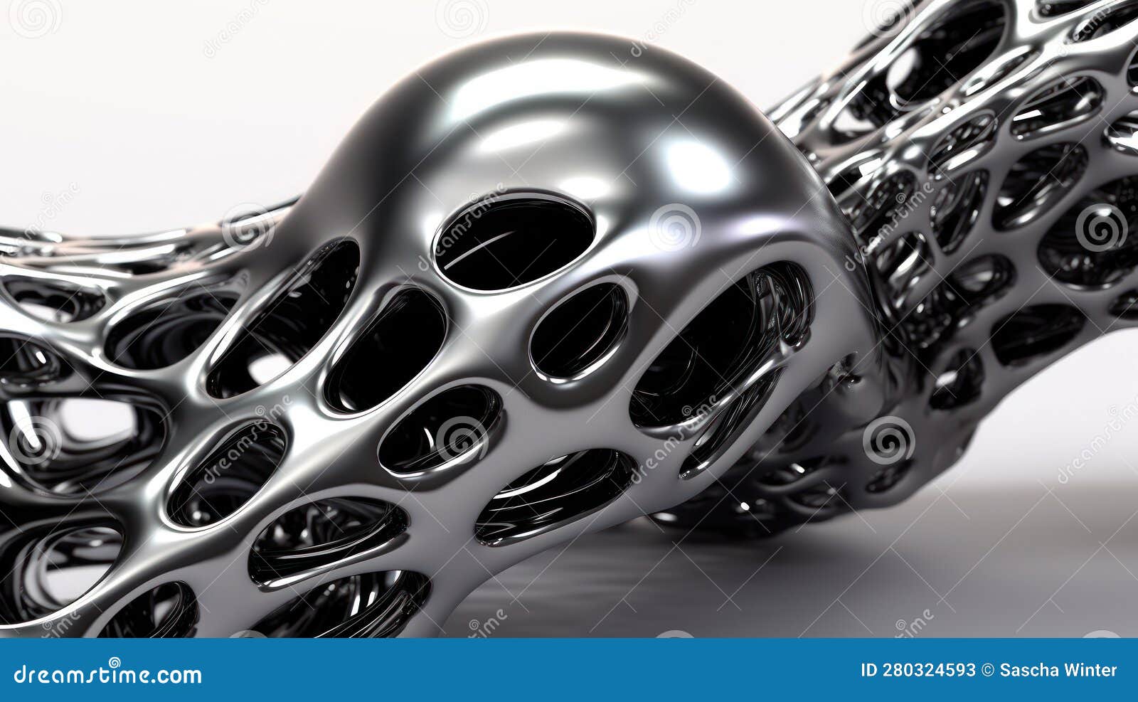 Gleaming Fusion: the Striking Parametric Bionic Design Stock ...
