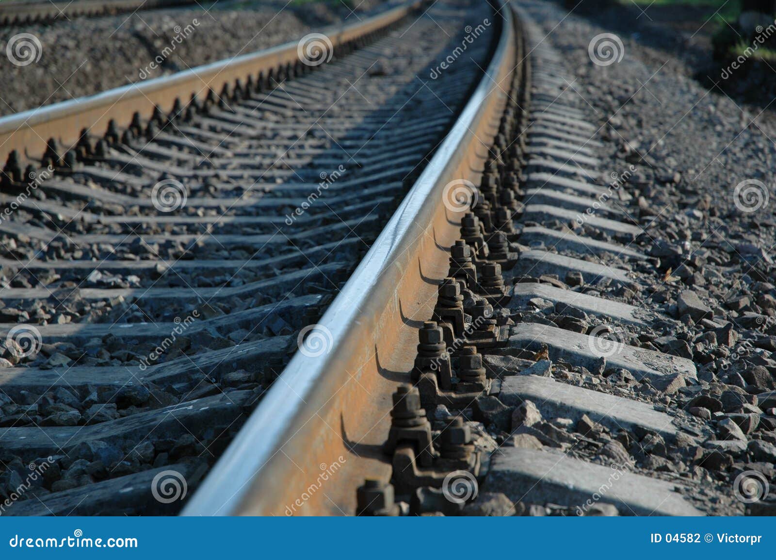 Gleis stockfoto. Bild von lastwagen, lokomotive, gehen, zukunft - 4582