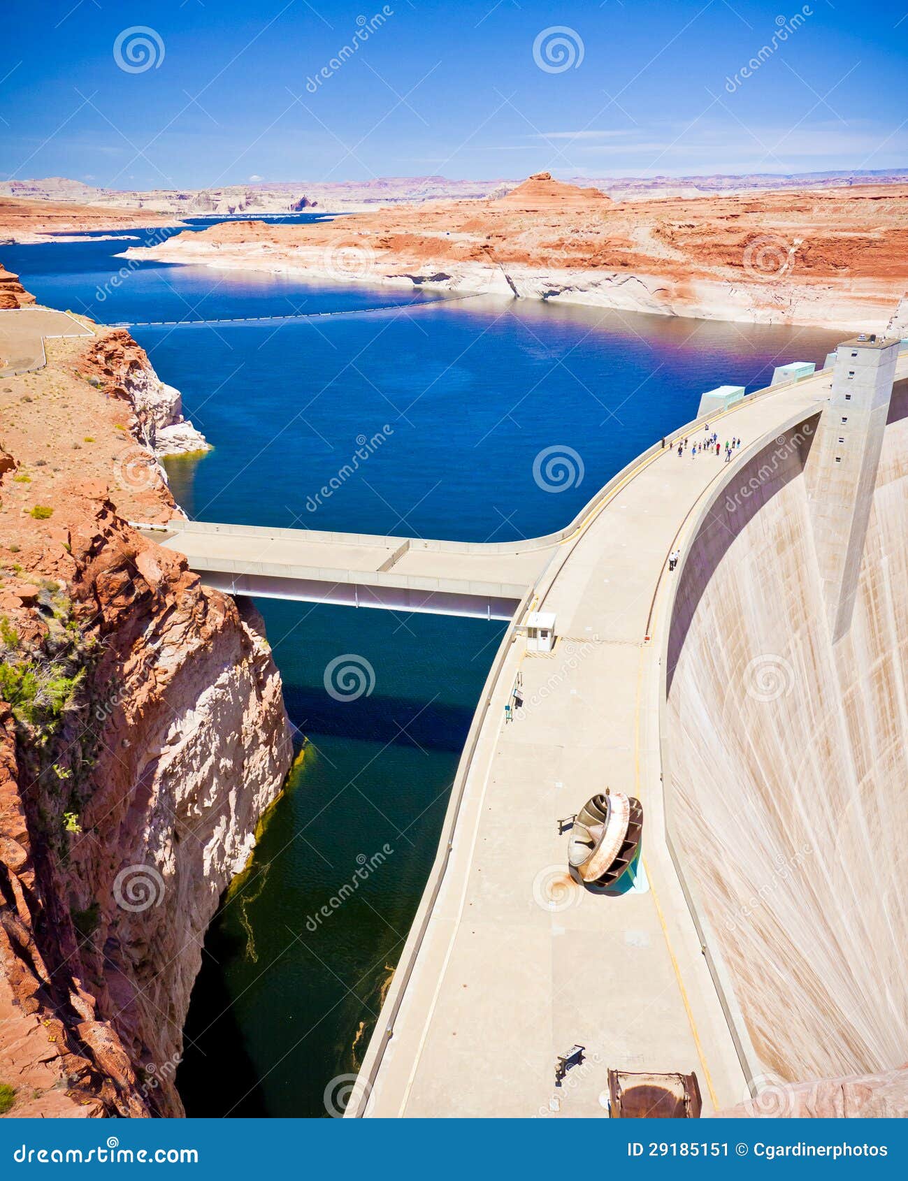 Glen Canyon Dam imagen de archivo. Imagen de arizona - 29185151