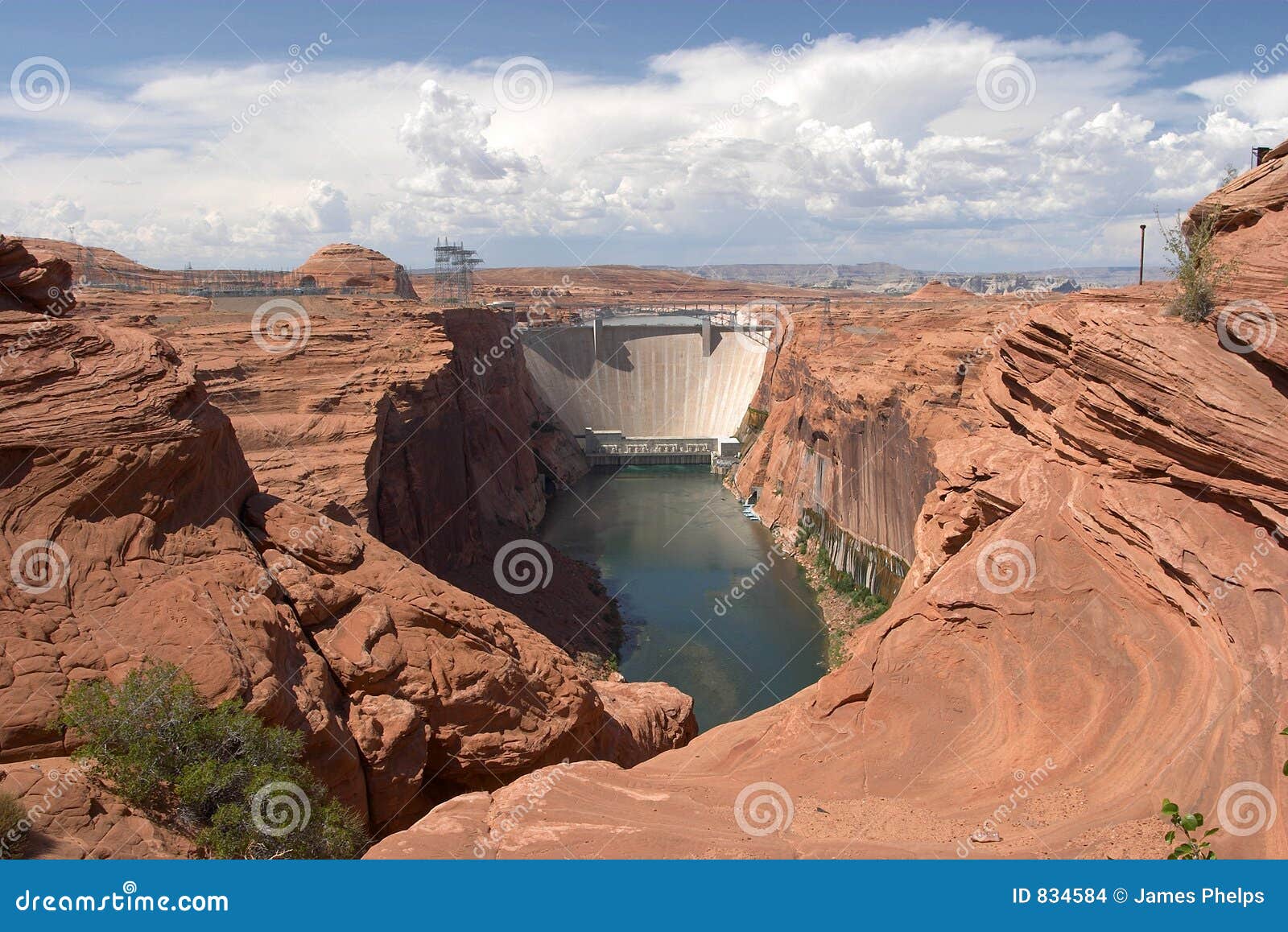 Glen Canyon Dam stock photo. Image of southwest, colorado - 834584