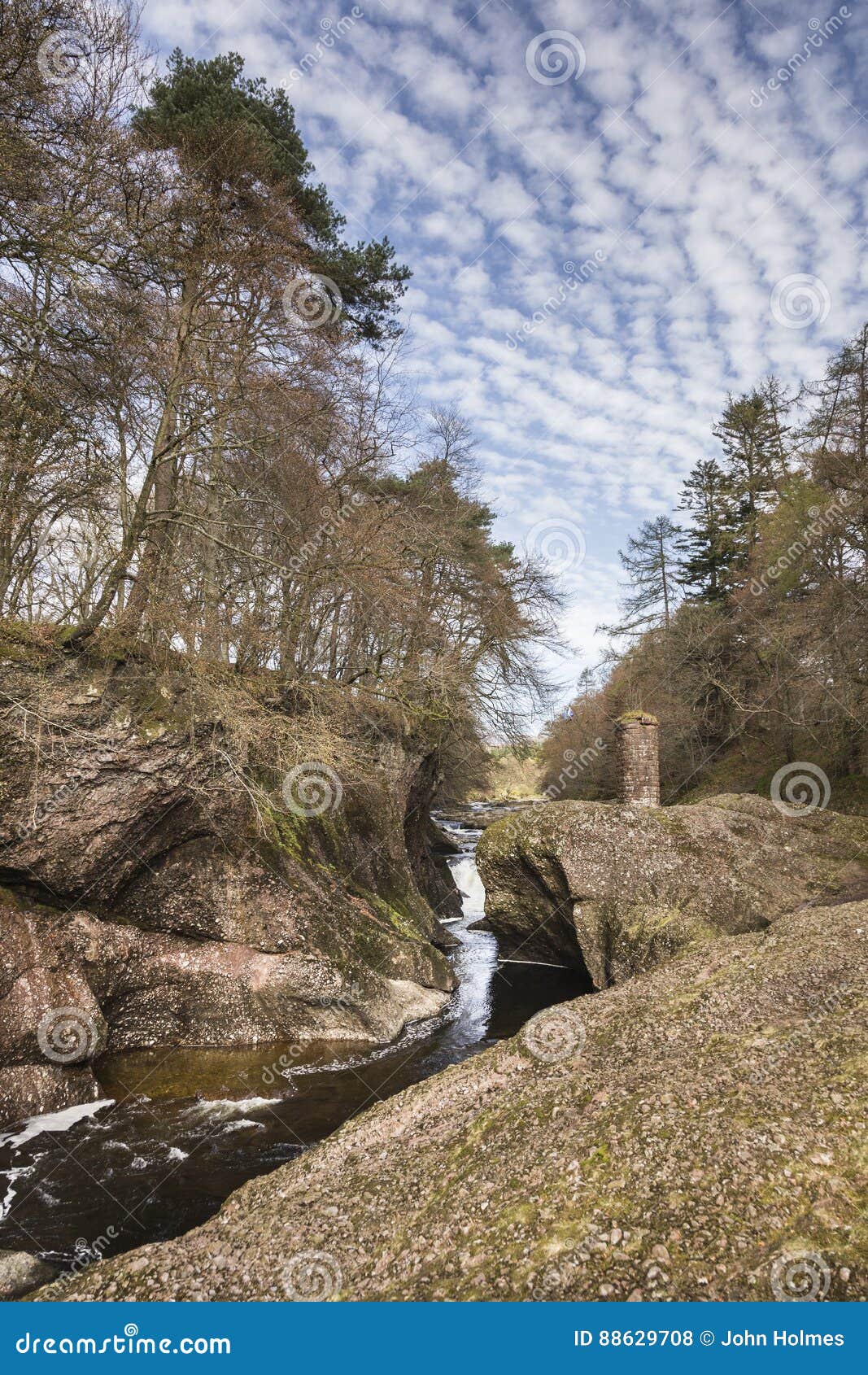 Glen Esk Gorge in Scotland. Stock Photo - Image of britain, nature ...