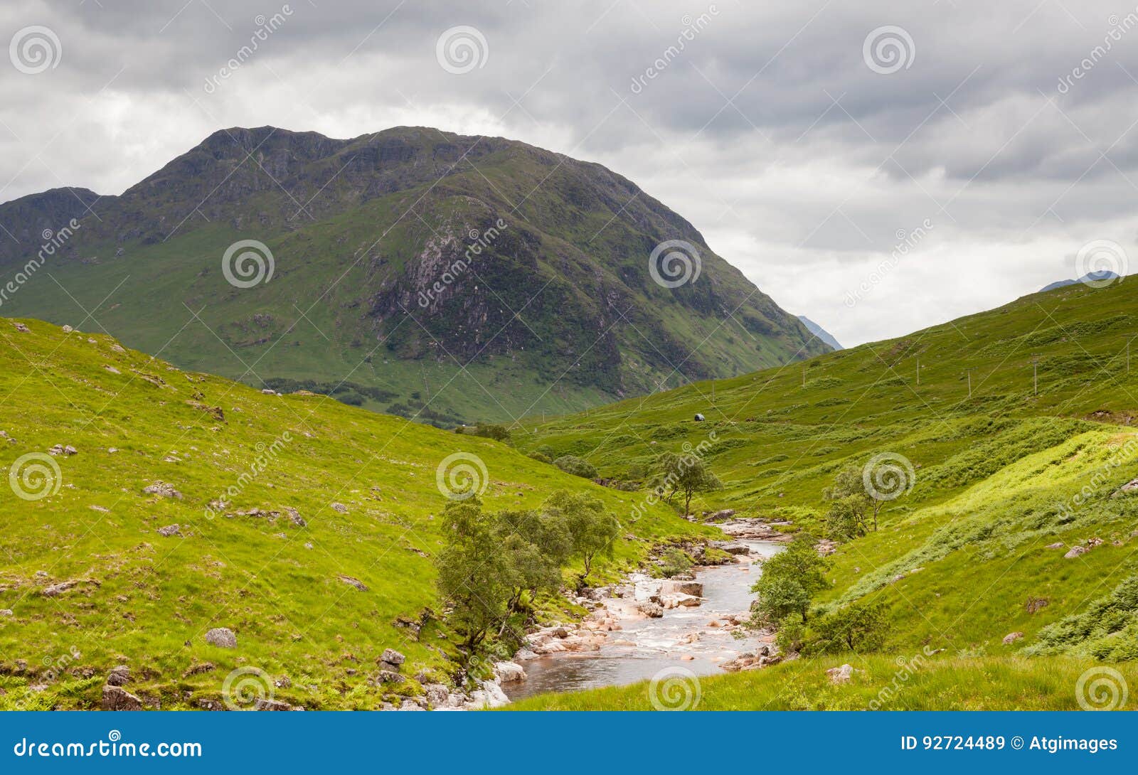 Glen Etive stock image. Image of moor, water, etive, britain - 92724489