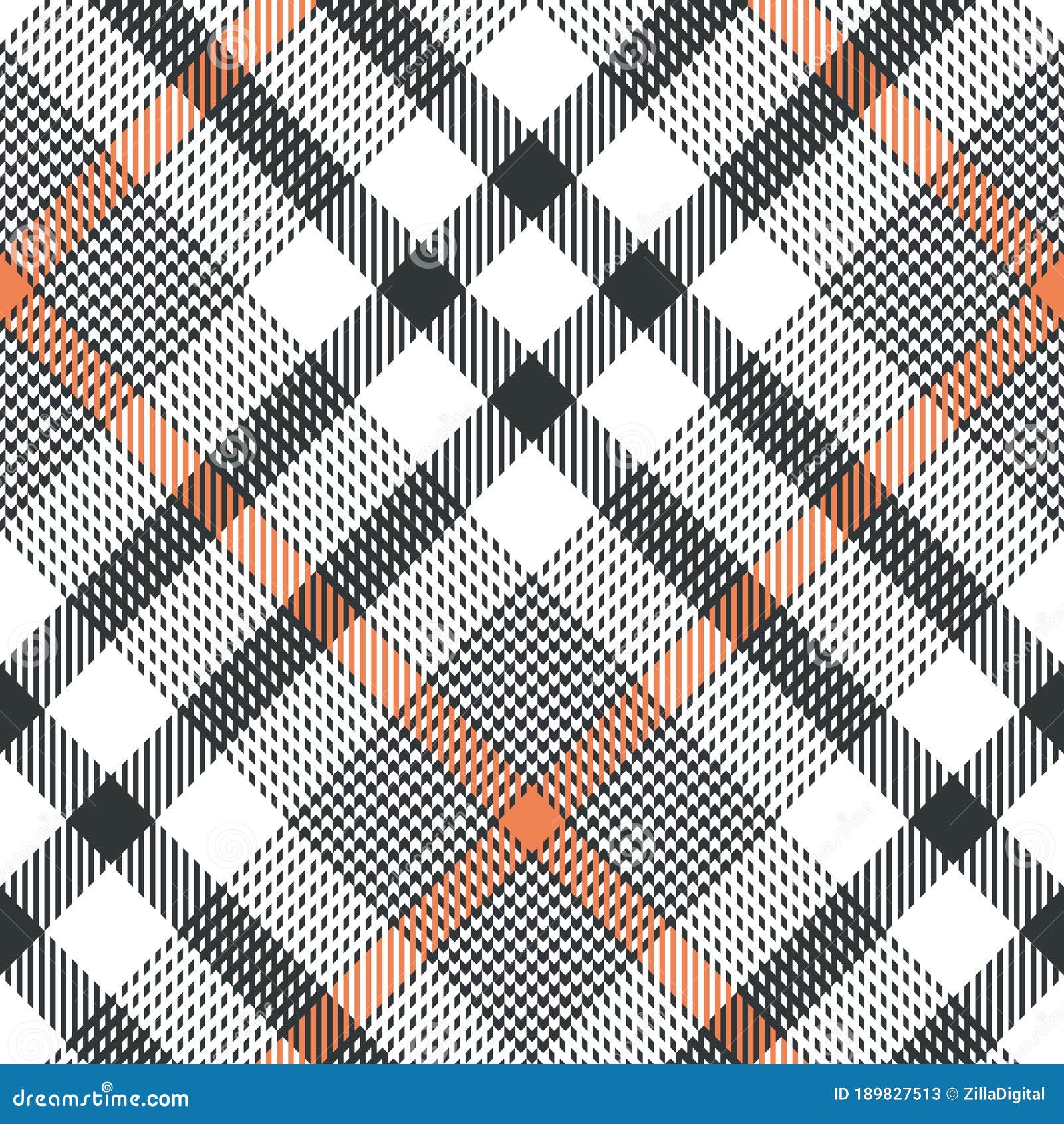 Glen Check Plaid Pattern Vector. Stock Vector - Illustration of ...