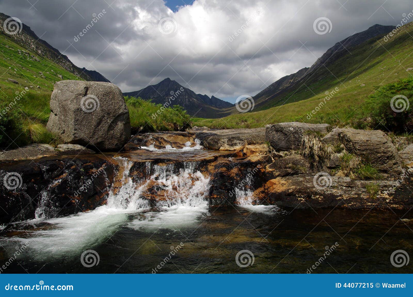 Glen Rosa on Arran, Scotland Stock Image - Image of valley, nature ...