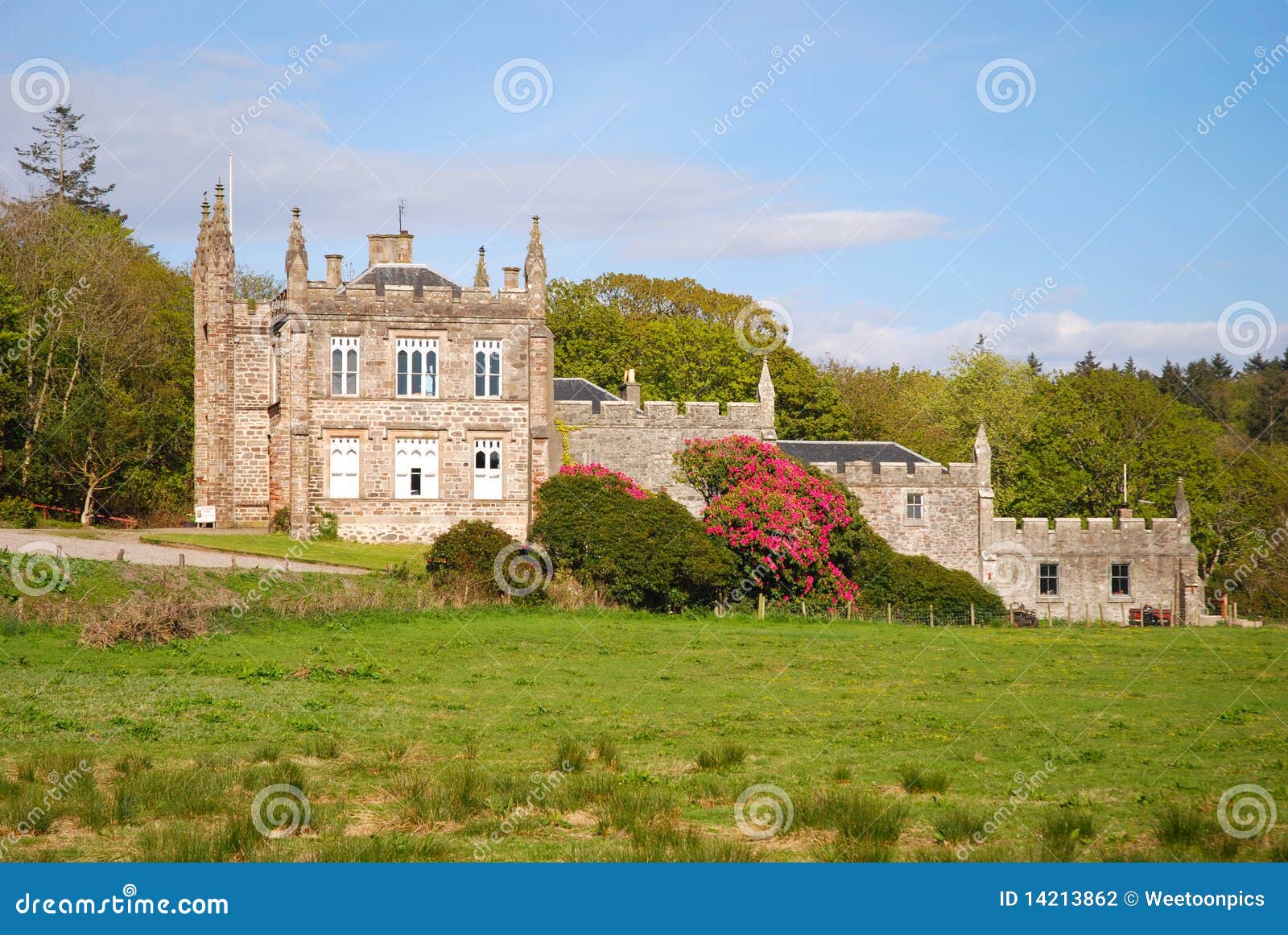 Glenbarr Abbey. stock photo. Image of mcalister, abbey - 14213862