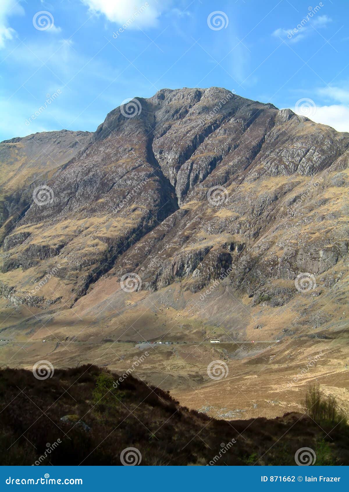 Glencoe from lost valley stock photo. Image of summit, glencoe - 871662