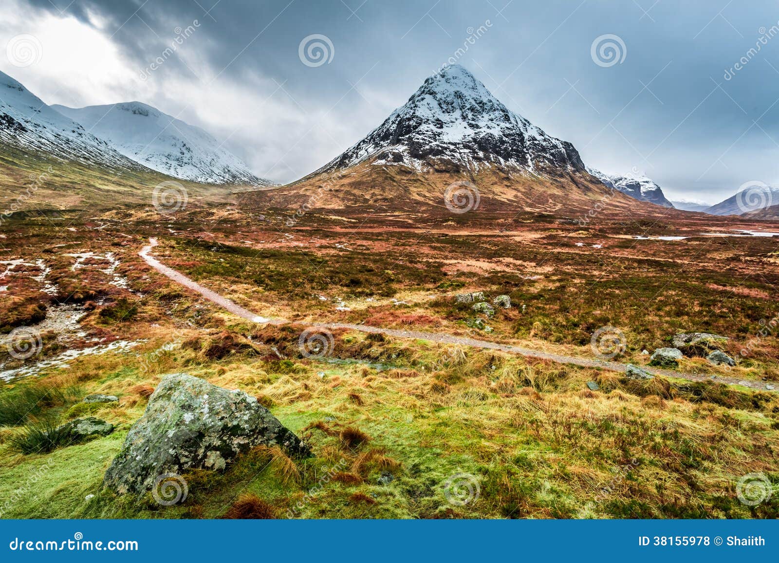 Glencoe in Winter, Highland Stock Photo - Image of mountain, cliff ...