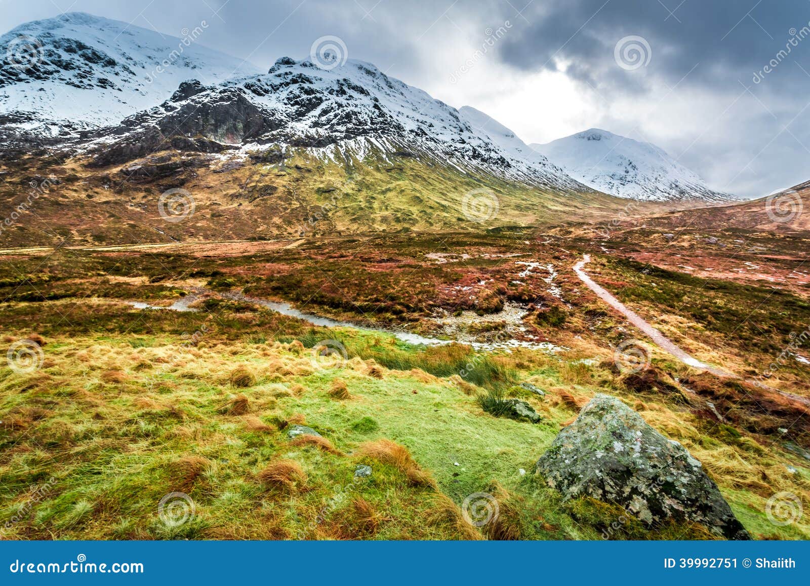 Glencoe in Winter, Highland Scotland Stock Image - Image of highland ...