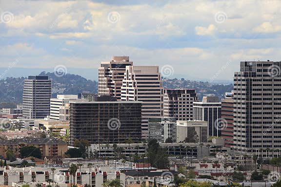 Glendale, CA - View of the City Editorial Stock Image - Image of view ...