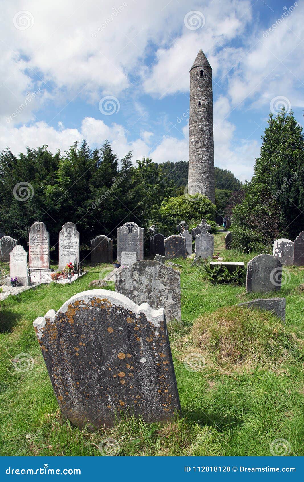Glendalough Monastic Site stock photo. Image of glendalough - 112018128