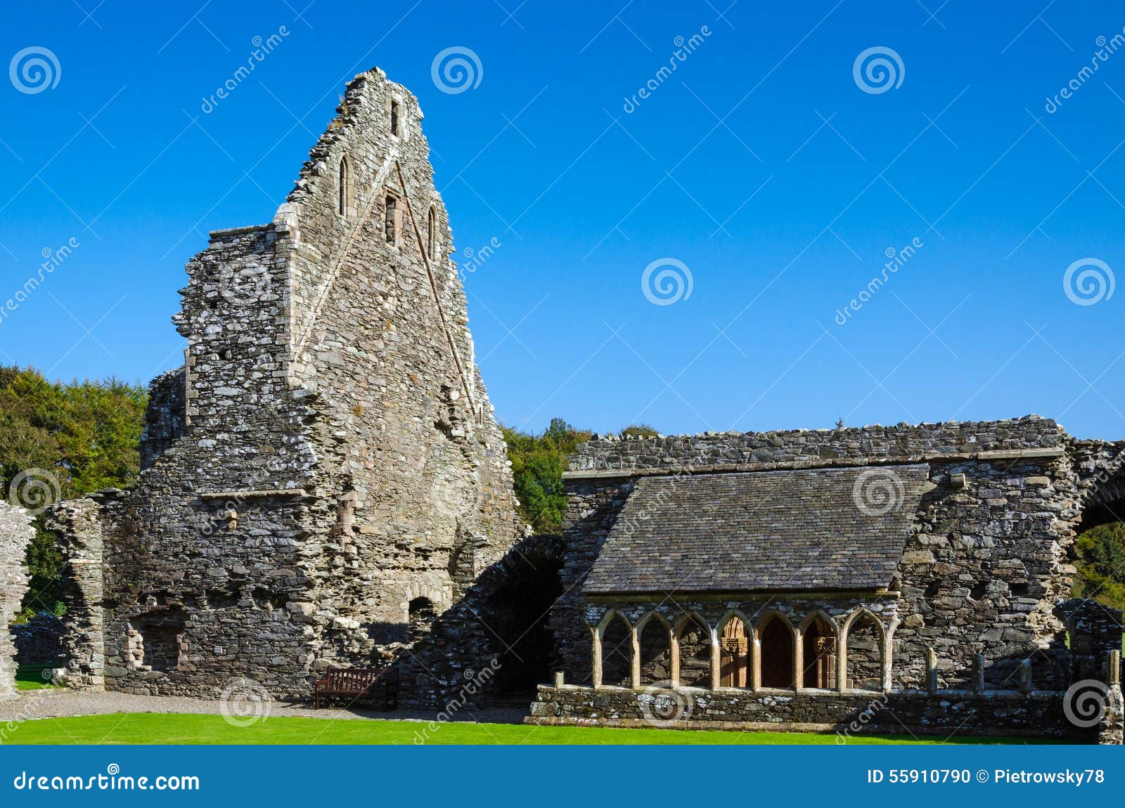 Glenluce Abbey, Scotland stock photo. Image of scenic - 55910790