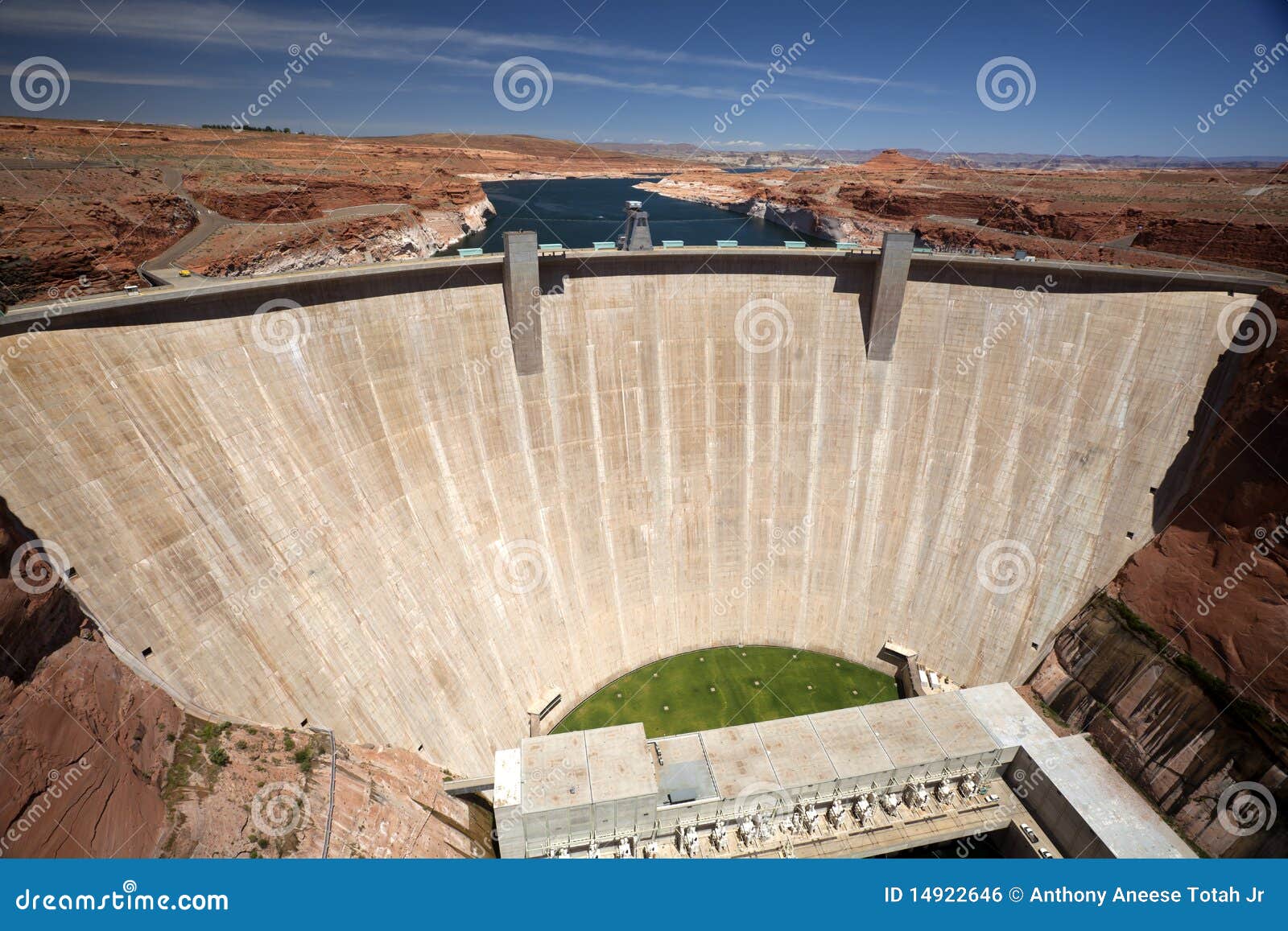 Glenn Canyon Dam stock photo. Image of national, glen - 14922646