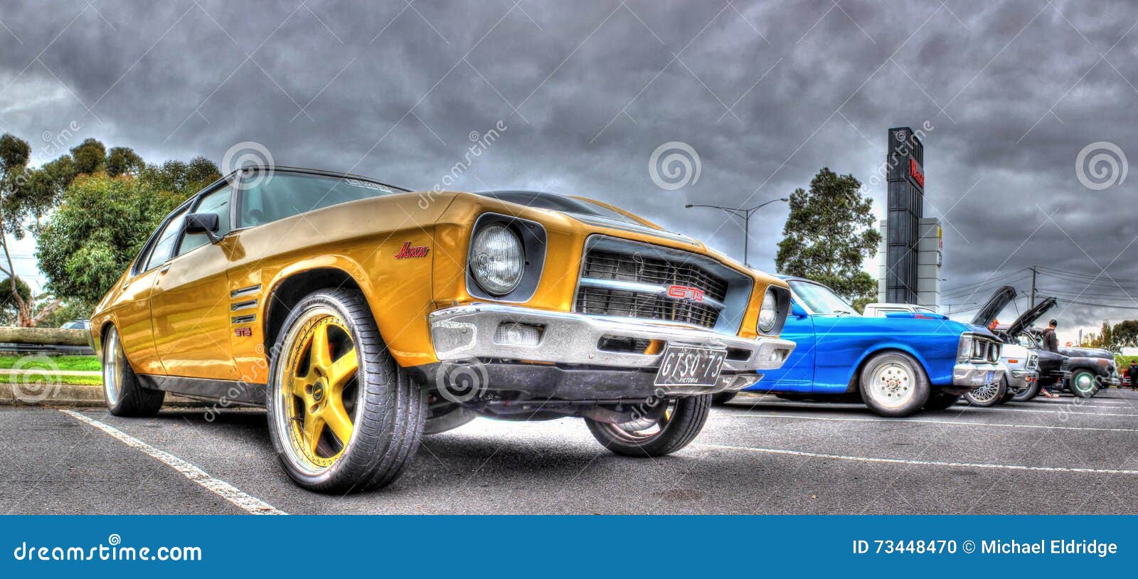 Gli Anni 70 Australiani Classici Holden Monaro Immagine Editoriale ...