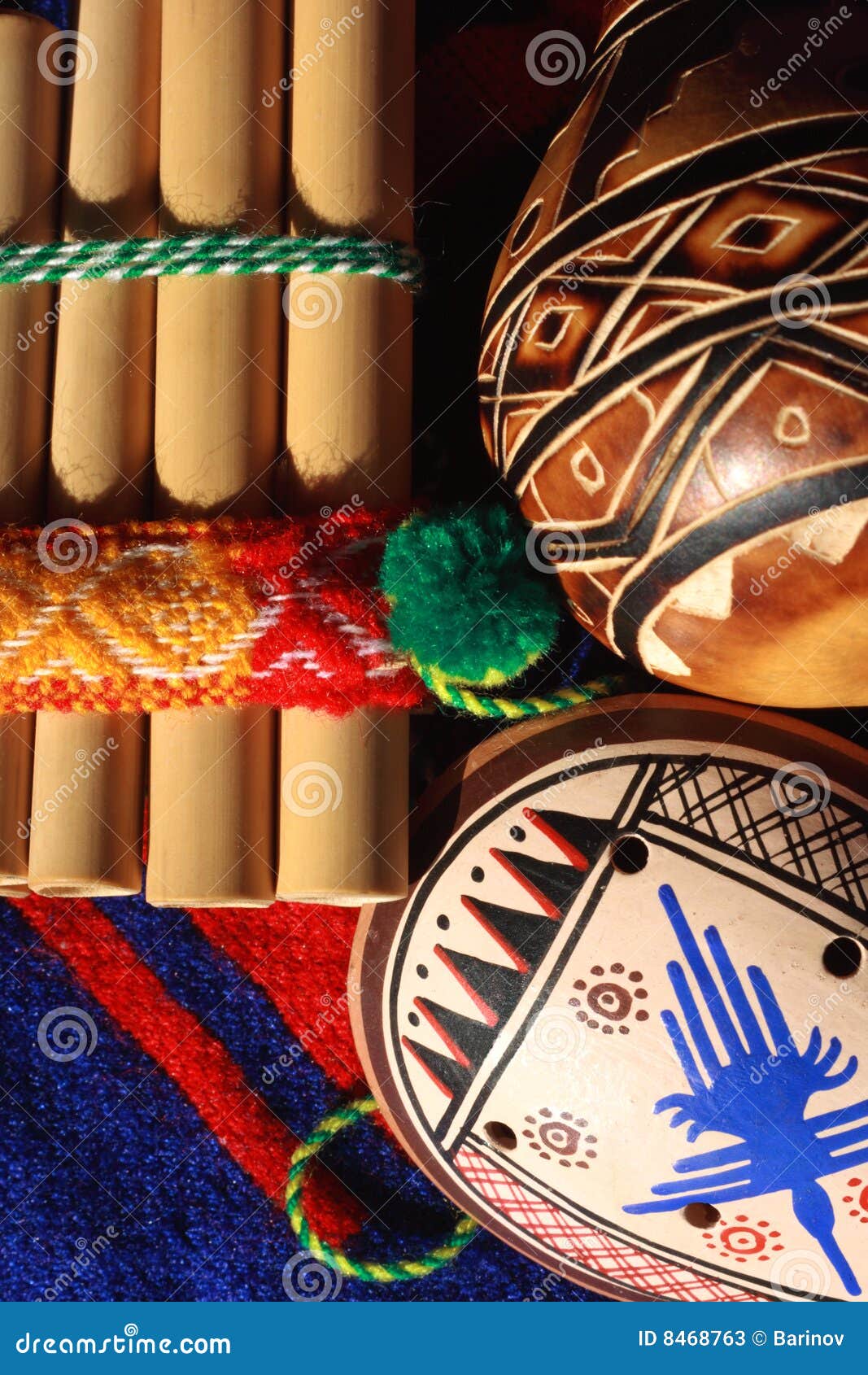 Gli Strumenti Musicali Peruviani Immagine Stock - Immagine di peruviano ...