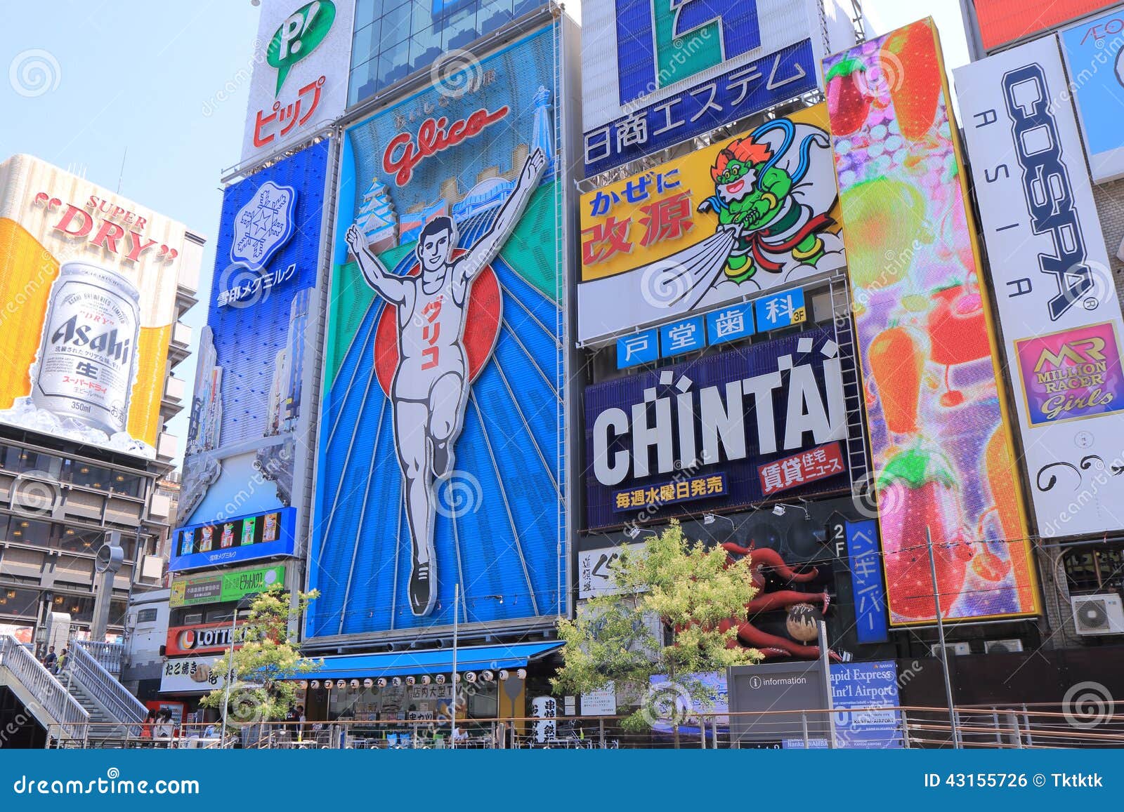 Glico Dotonbori Osaka City View Editorial Photo - Image of billboard ...