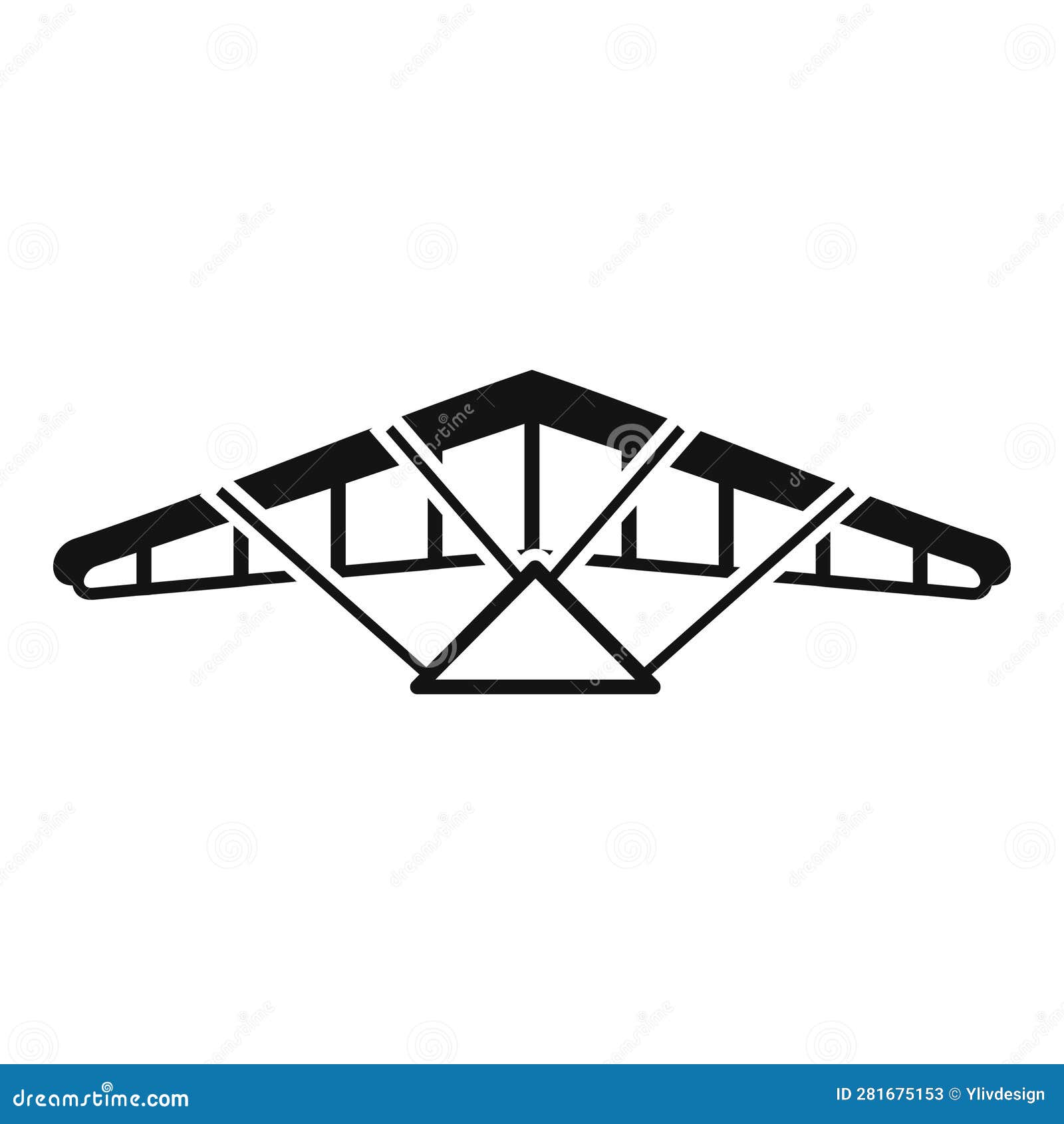 Glider Aerodynamics Icon Simple Vector. Para Air Stock Vector ...