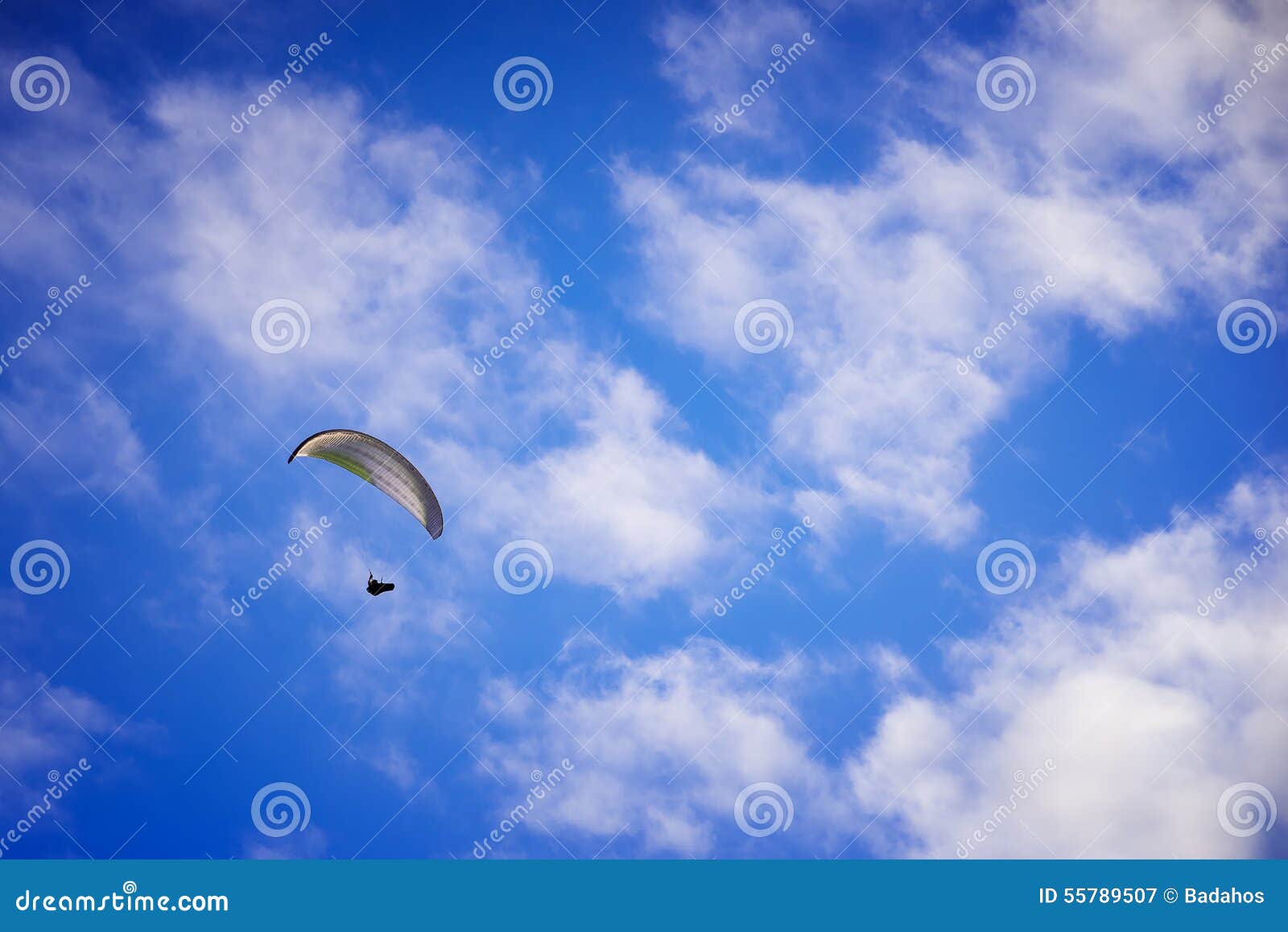 Glider stock image. Image of extreme, pasttime, blue - 55789507