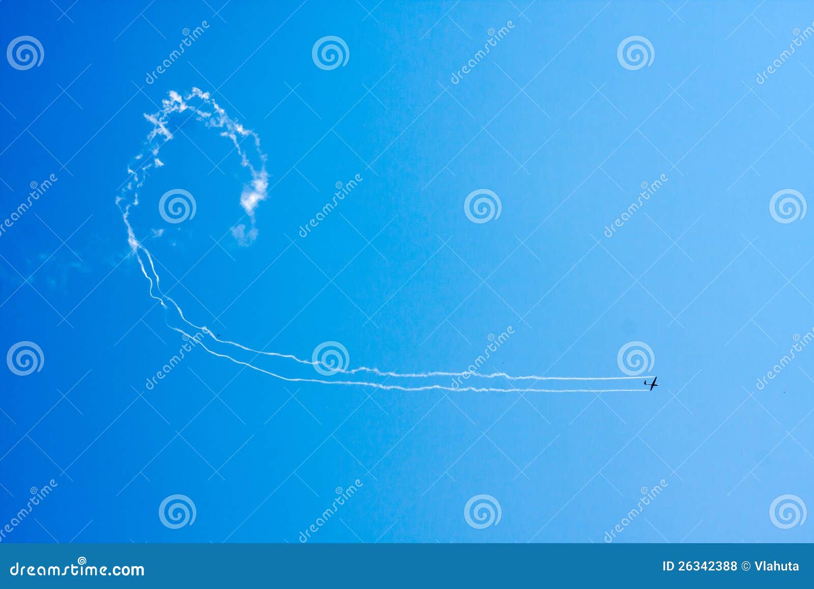 Glider perform a looping editorial stock photo. Image of acrobatic ...