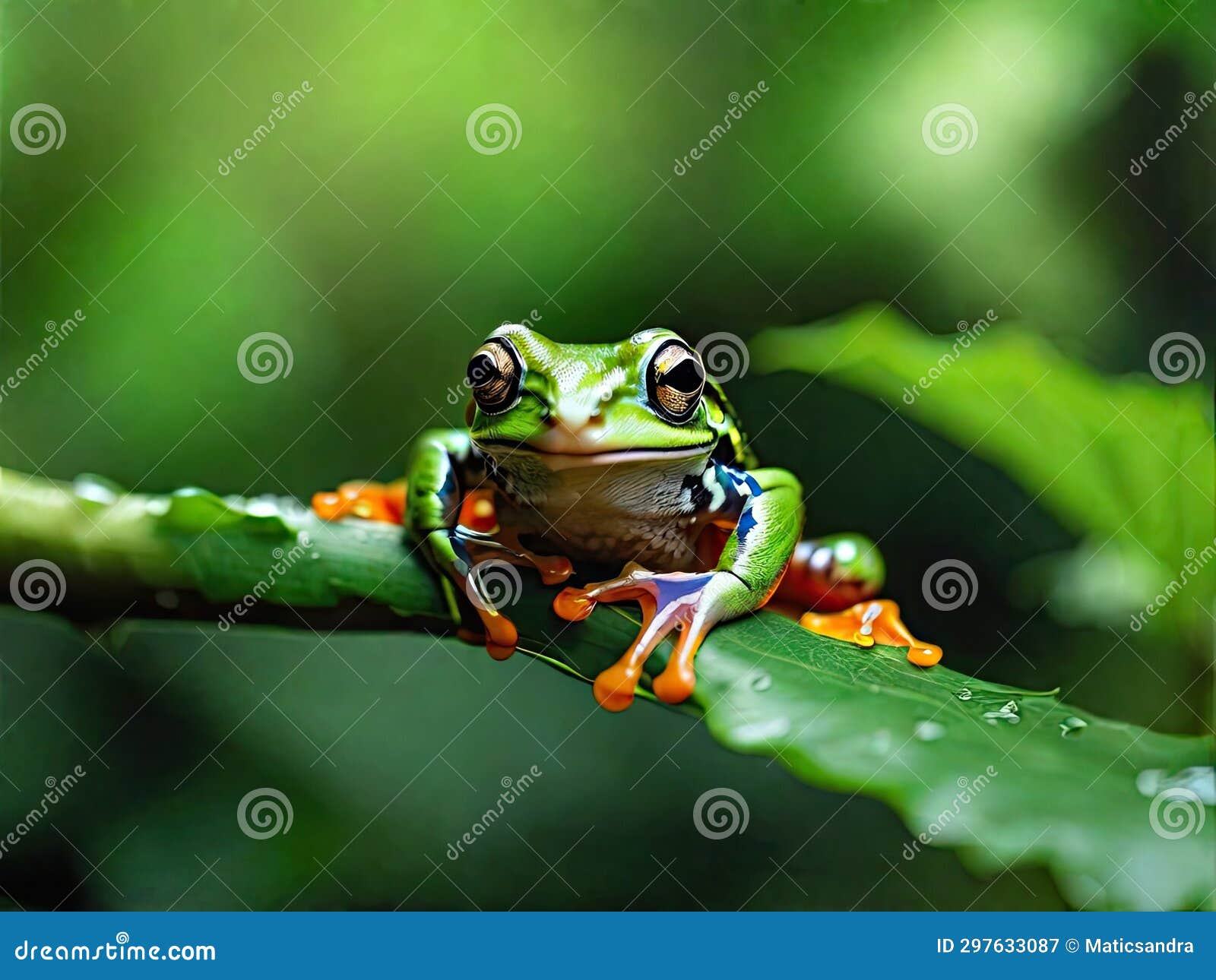 Flying Frog Cartoon Vector | CartoonDealer.com #13201047