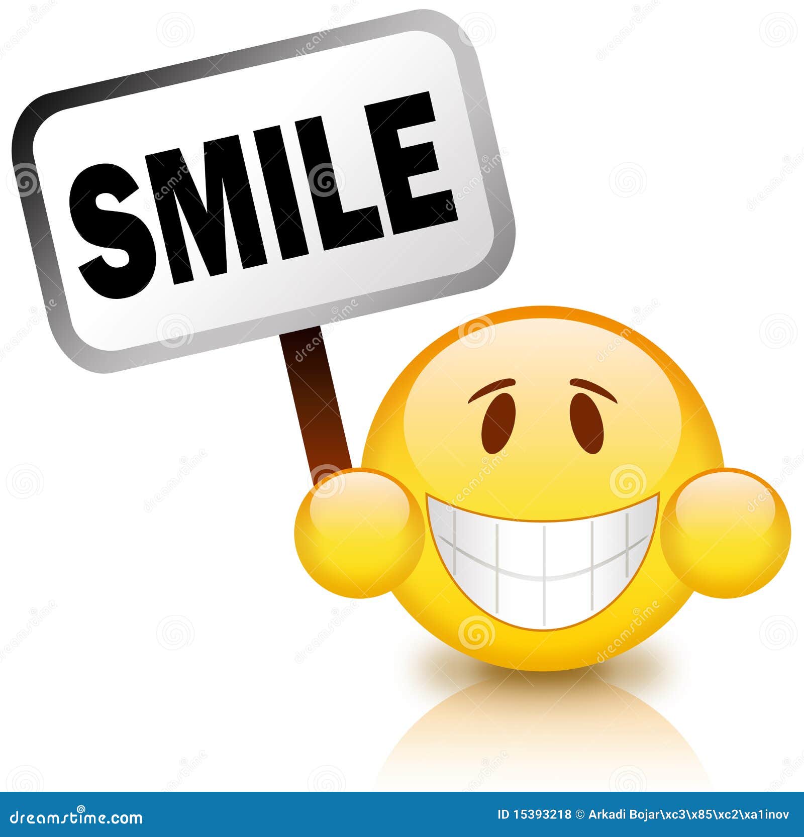 Glimlach stock illustratie. Illustration of emotionaliteit - 15393218