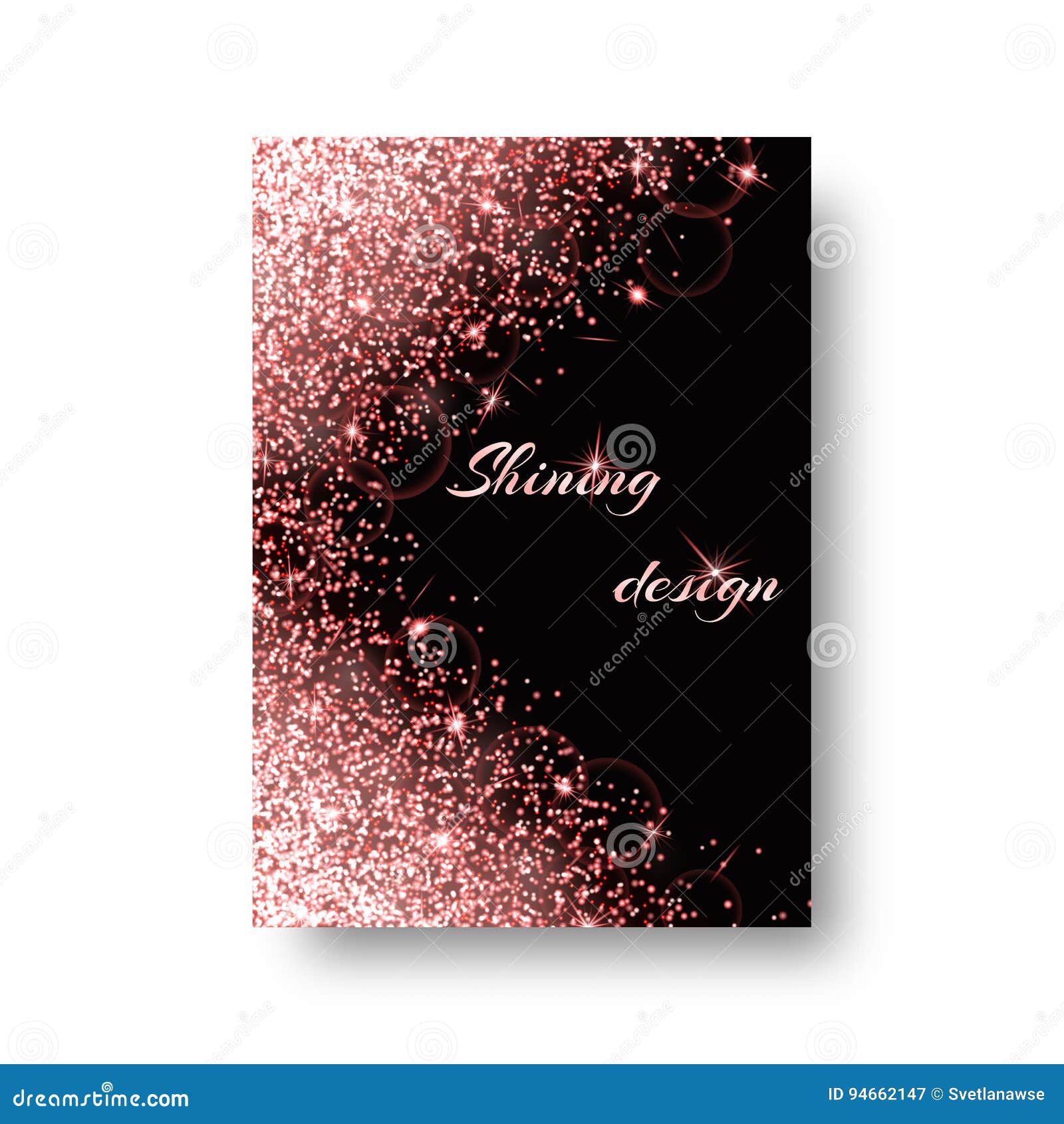 Bling Background With Glowing Lights Cartoon Vector | CartoonDealer.com ...