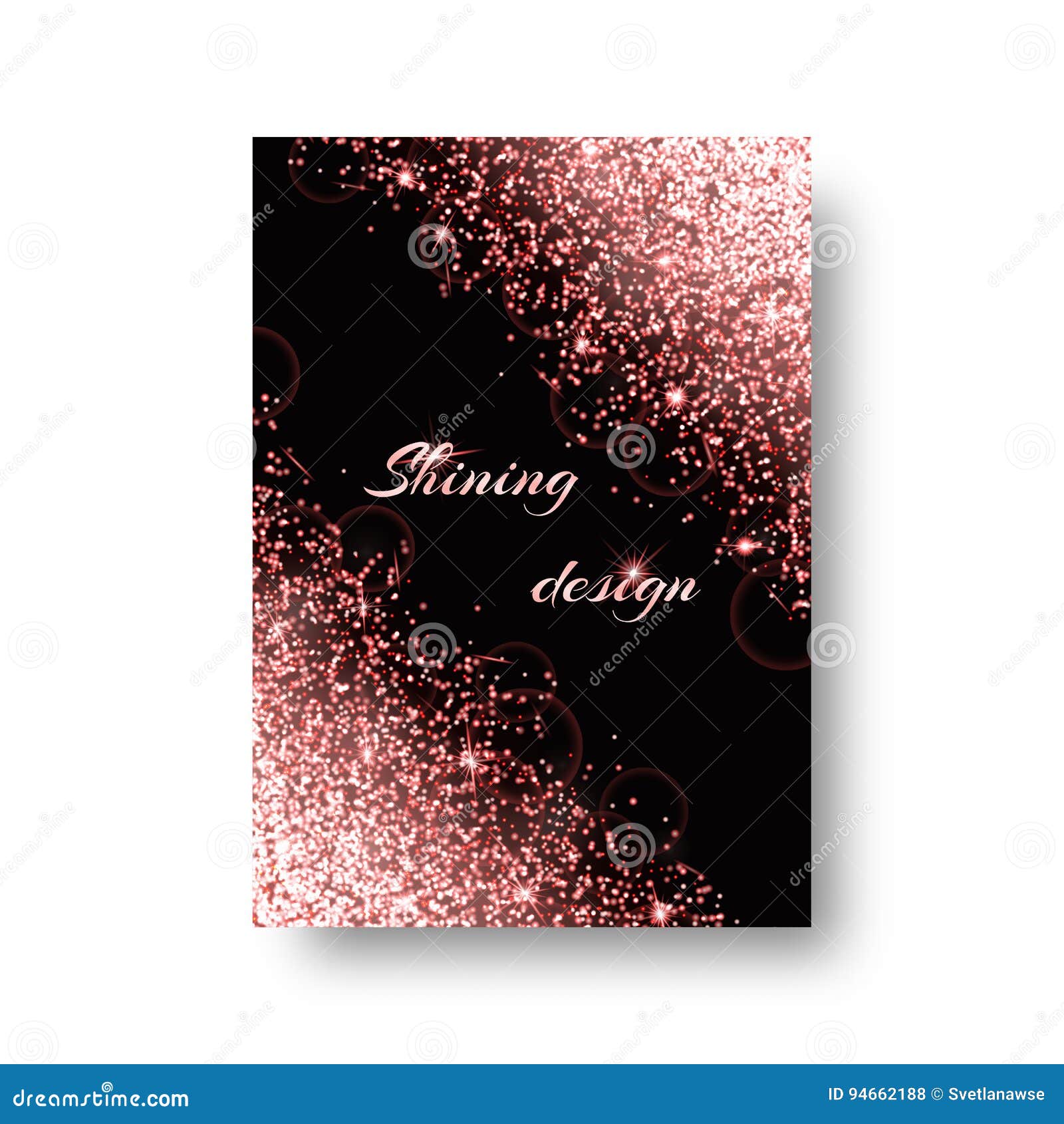 Bling Background With Glowing Lights Cartoon Vector | CartoonDealer.com ...