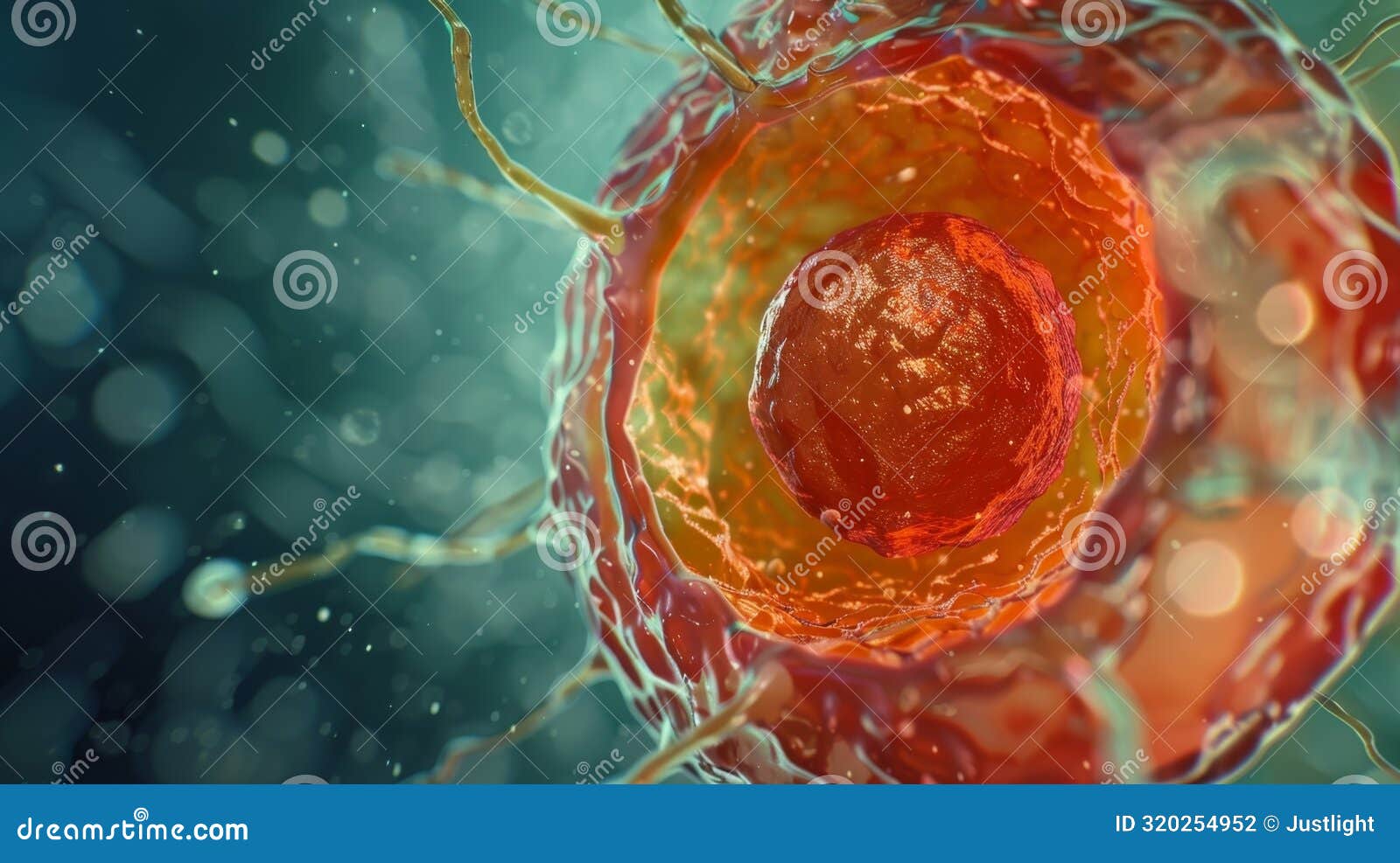 A Glimpse into the Developing Embryo Inside the Ovum Showing a of Cells ...
