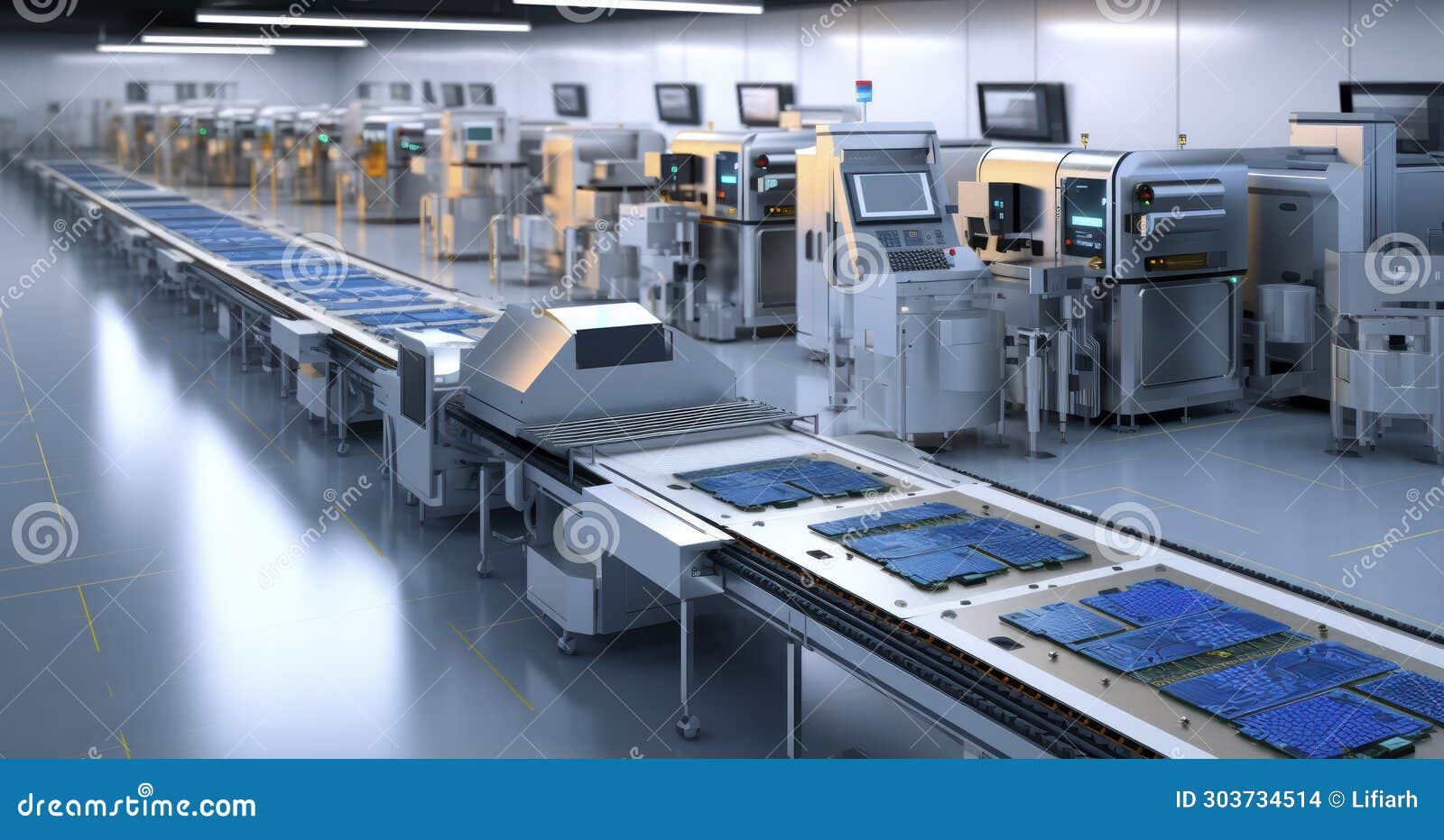 A Glimpse into the Precision of an Advanced Microchip Factory Assembly ...