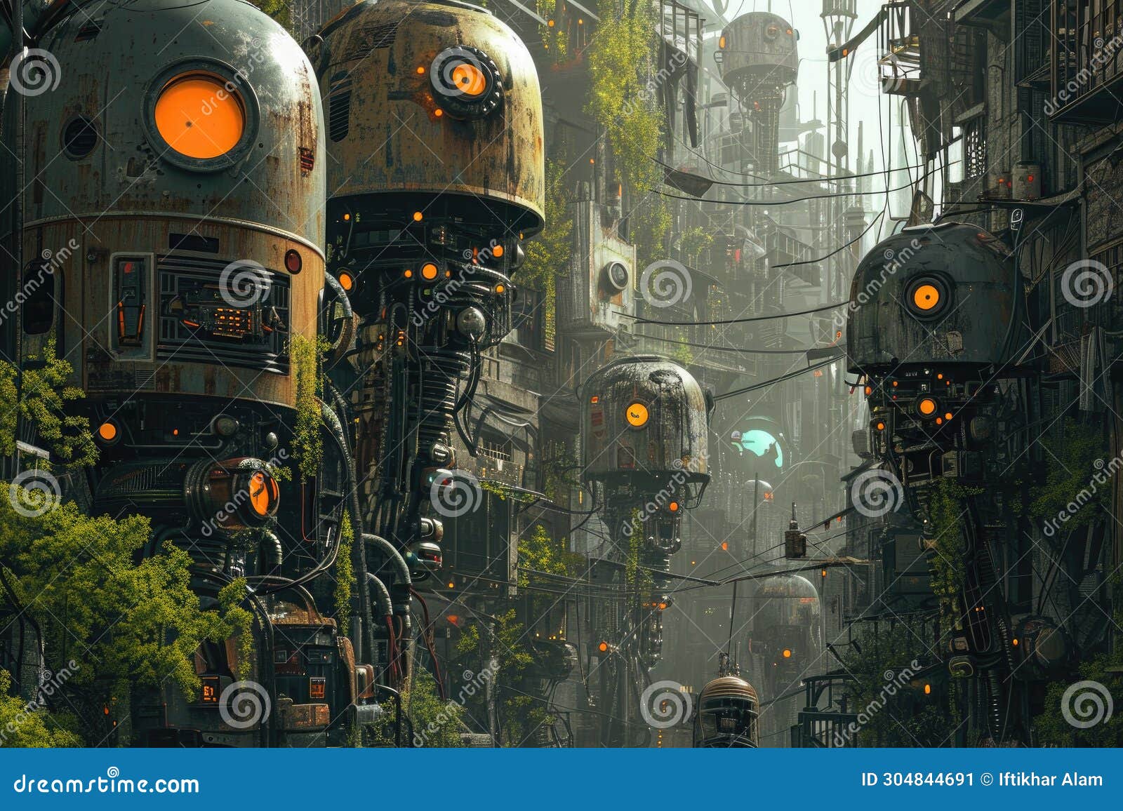 A Glimpse into a Technologically Advanced Future City with Unique ...