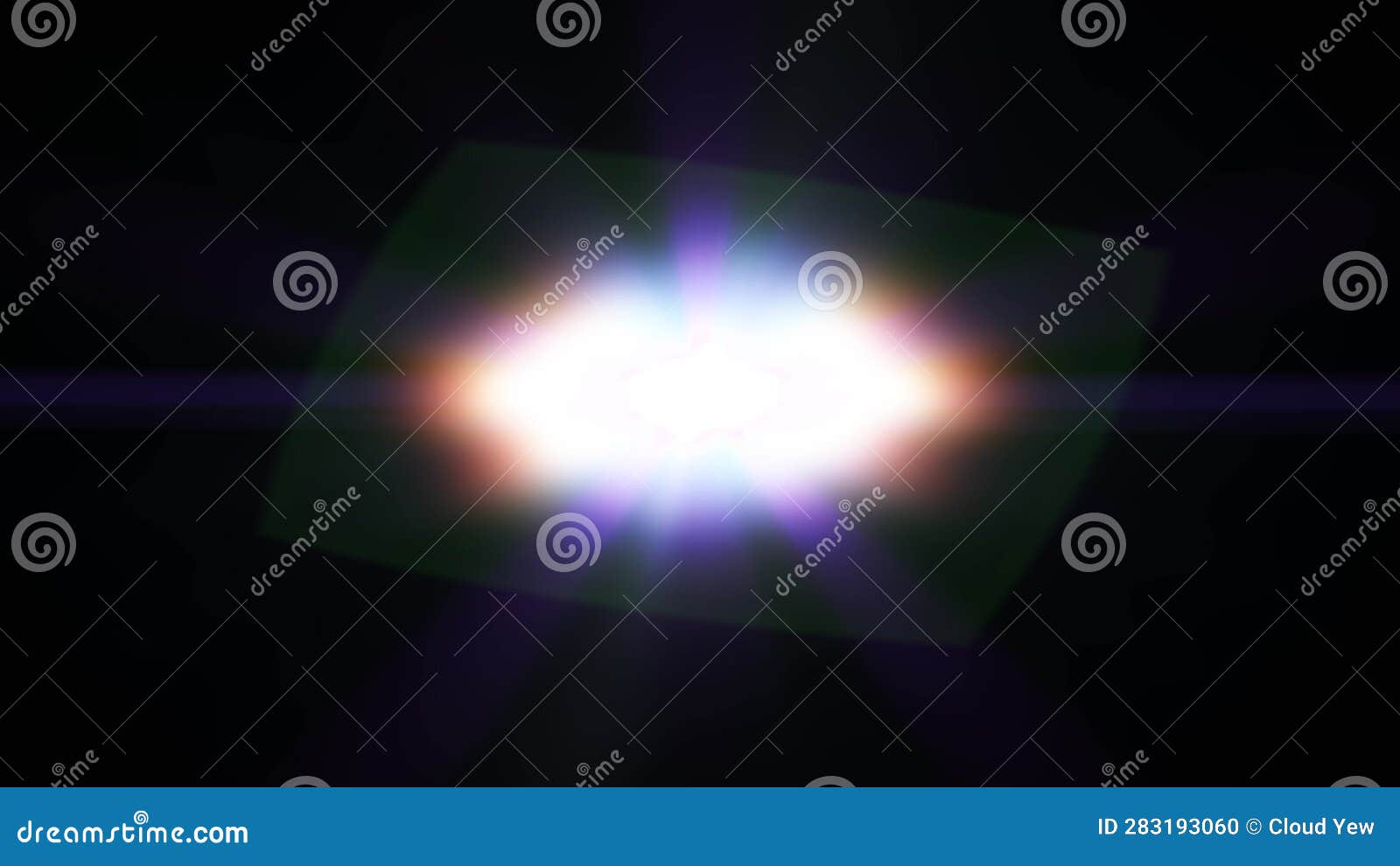 Glint Rainbow Lens Flare Animation Background Stock Footage - Video of ...