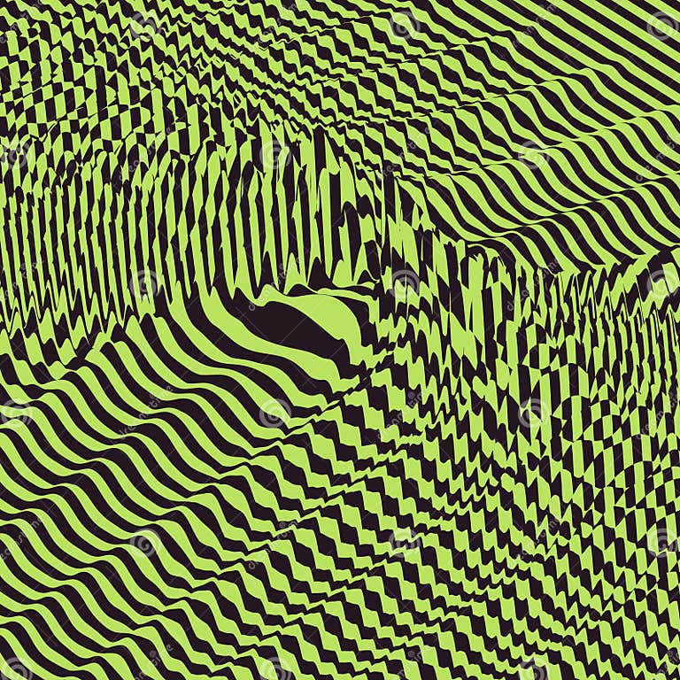 Glitch Abstract Background. Distortion Effect, Bug and Error. Optical ...