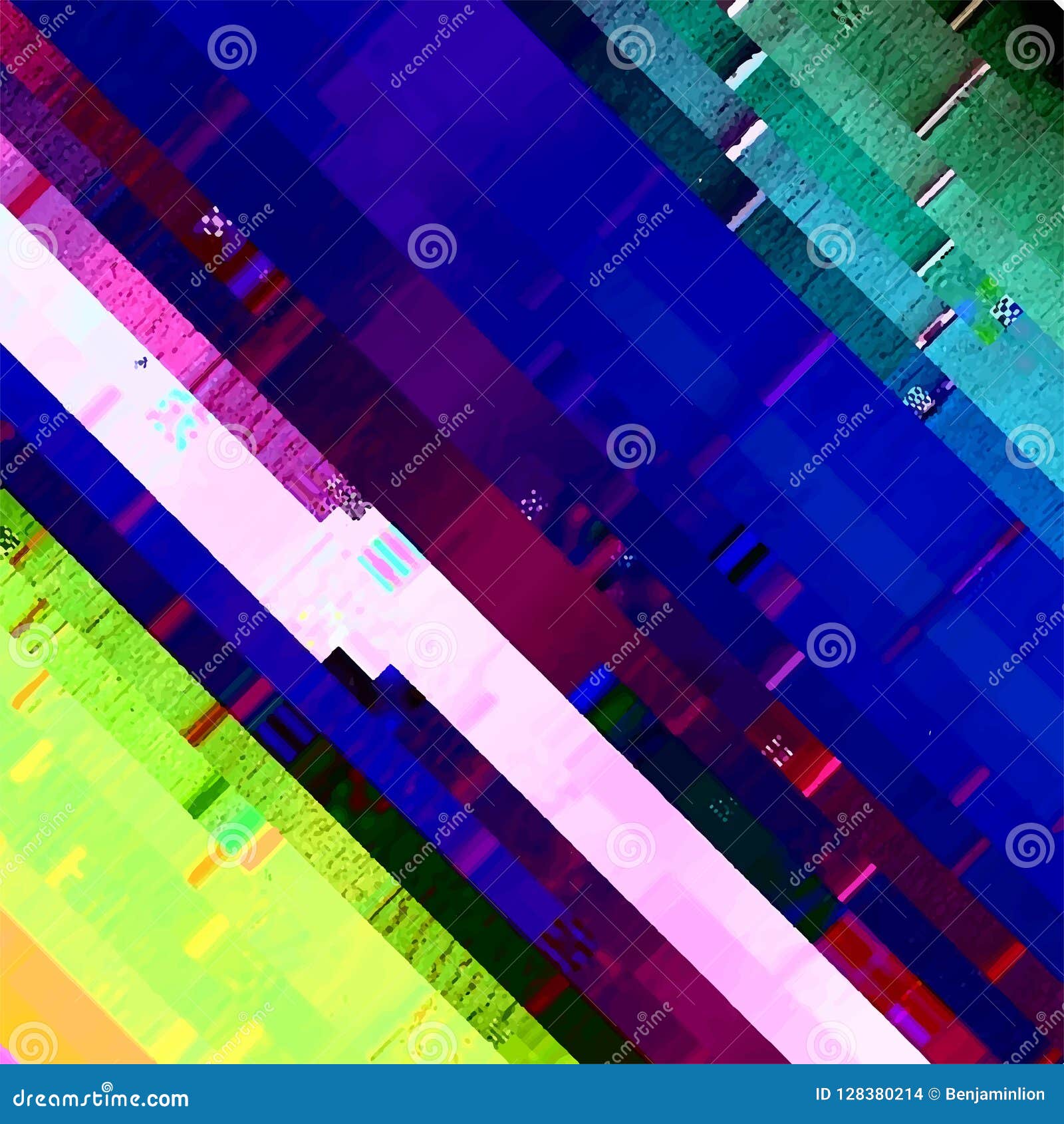 Glitch Abstract Background stock vector. Illustration of design - 128380214