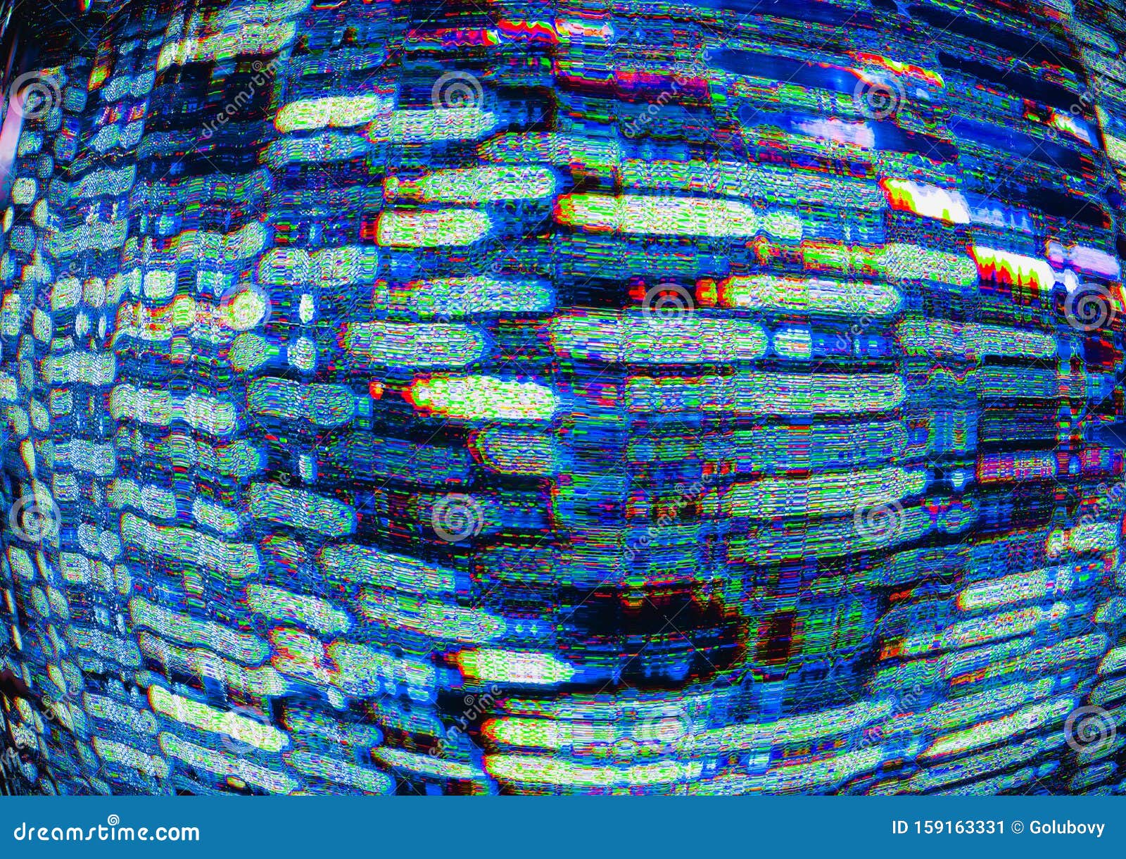 Glitch Art Transmission Error Pixel Static Noise Stock Image - Image of ...