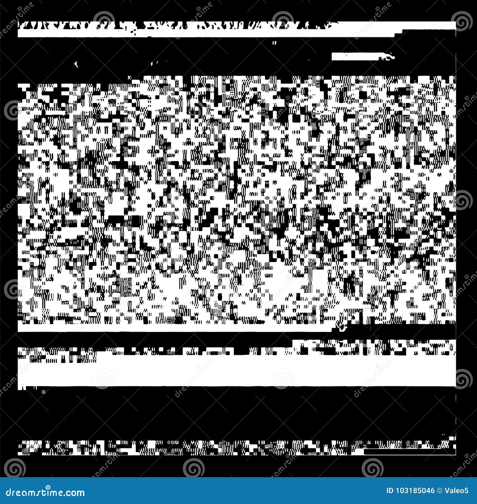 Glitch Background. Computer Screen Error Stock Illustration ...
