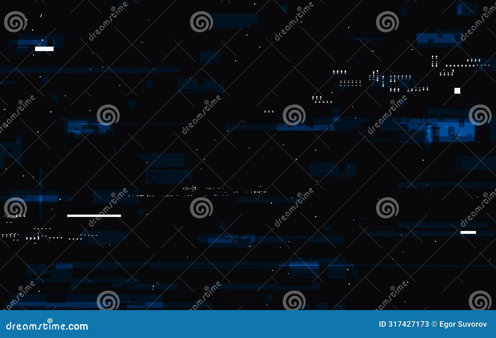 Glitch VHS Background. Old Video Camera Distortion. Horizontal Overlay ...