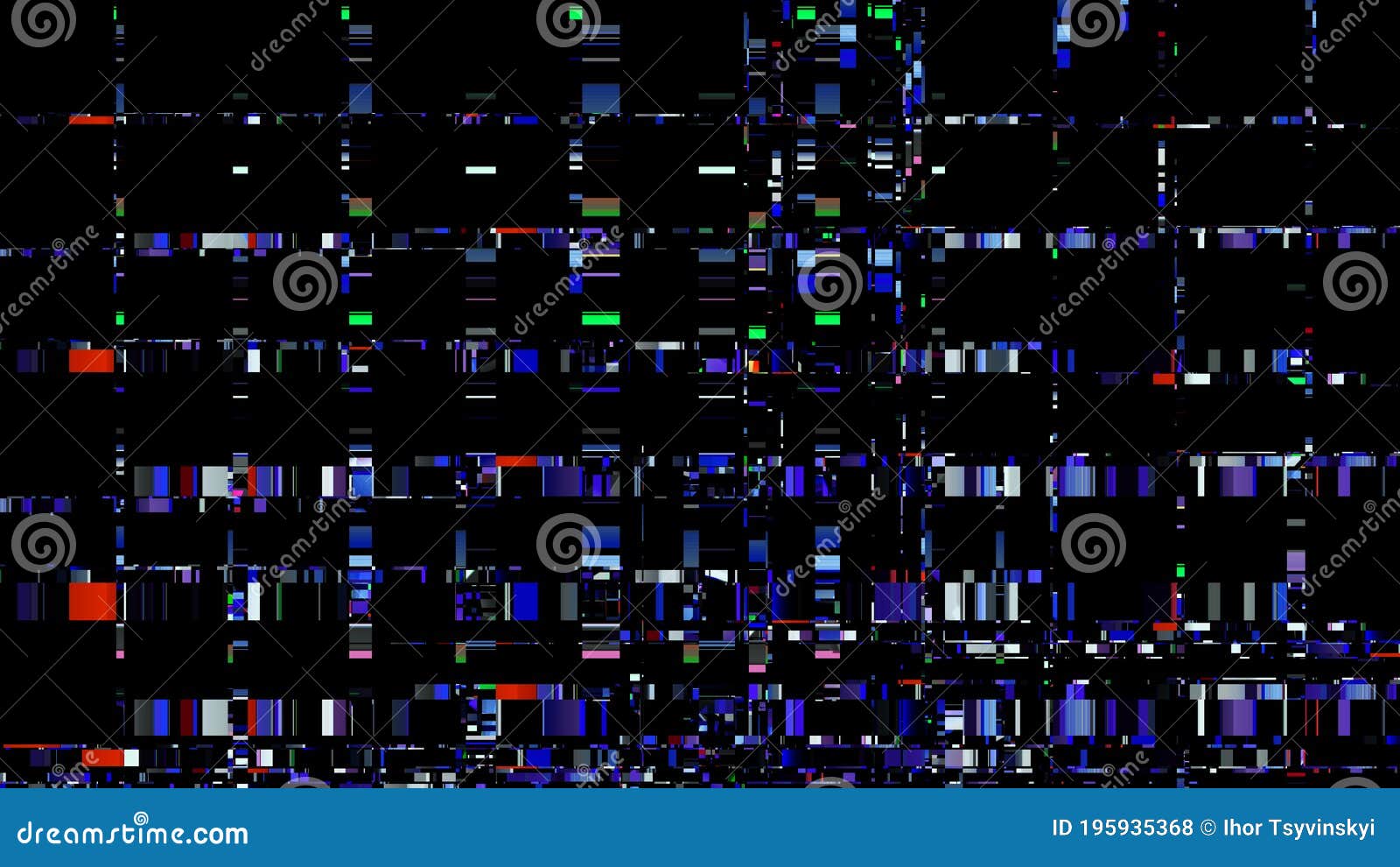 Glitch Background. Error Signal, Technical Problem. Graphic Design. 3D ...