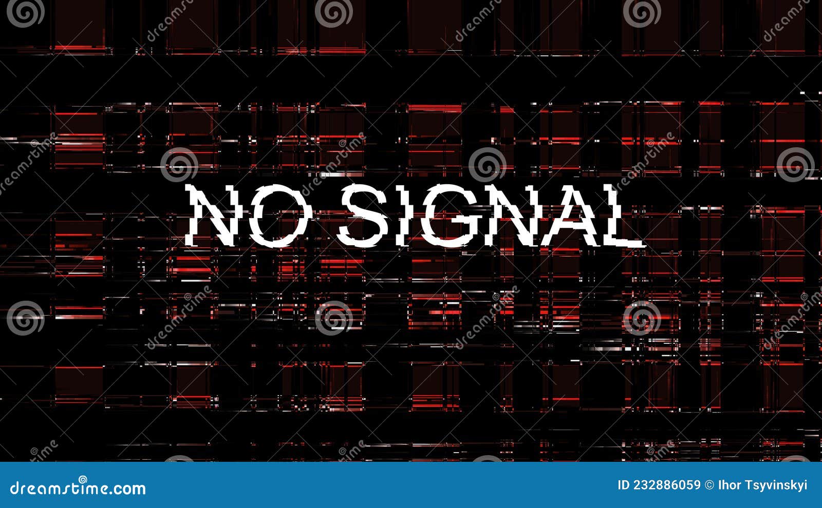Glitch Background. Error Signal, Technical Problem. Graphic Design. 3D ...