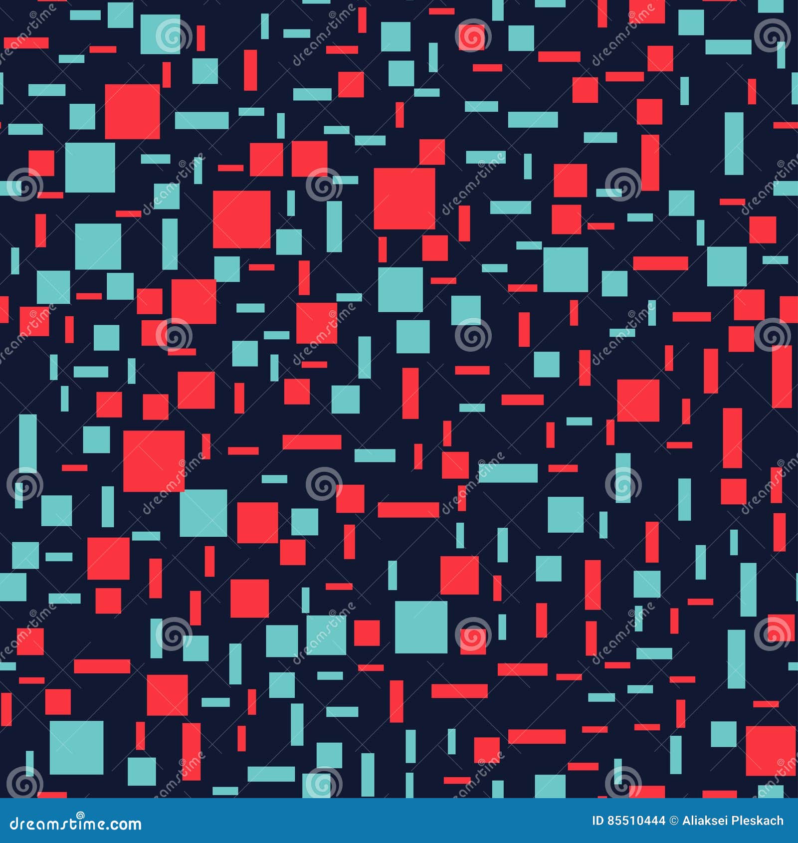 Glitch Background Seamless Pattern. Stock Illustration - Illustration ...