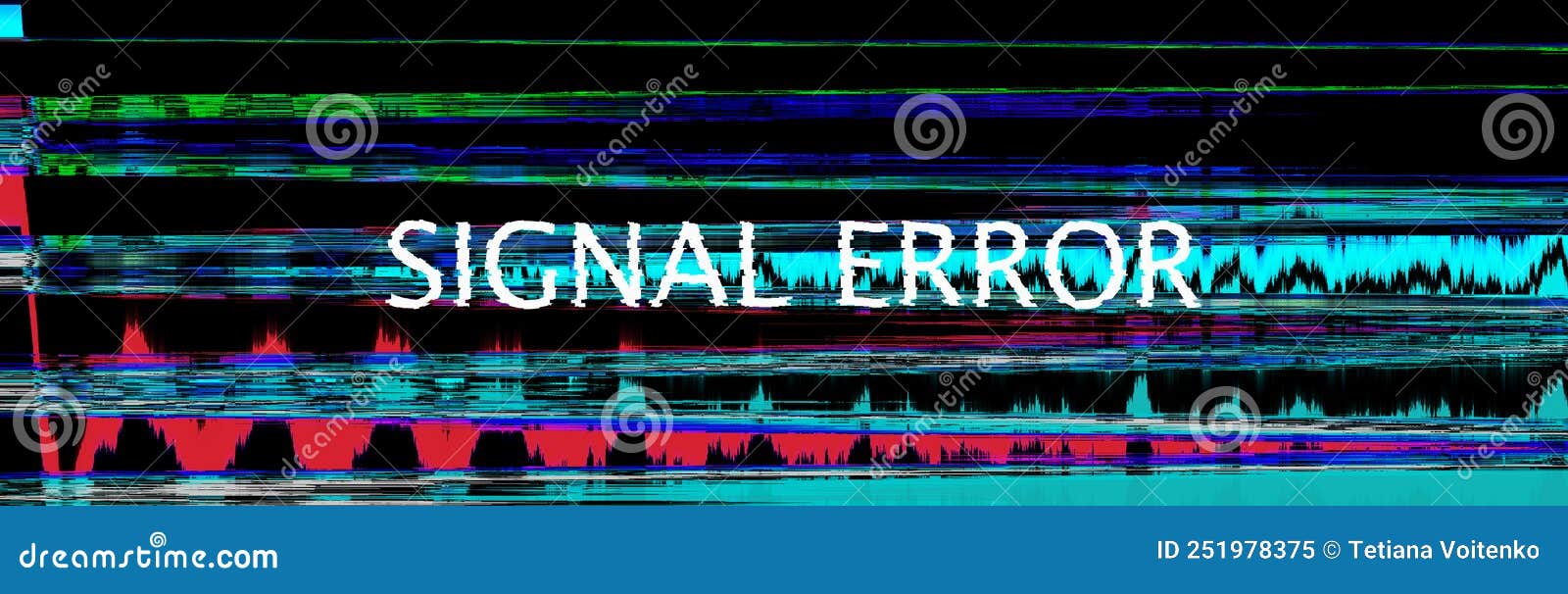 Glitch Background. System Crash. Broadcast Error. Technical Problem. 3D ...
