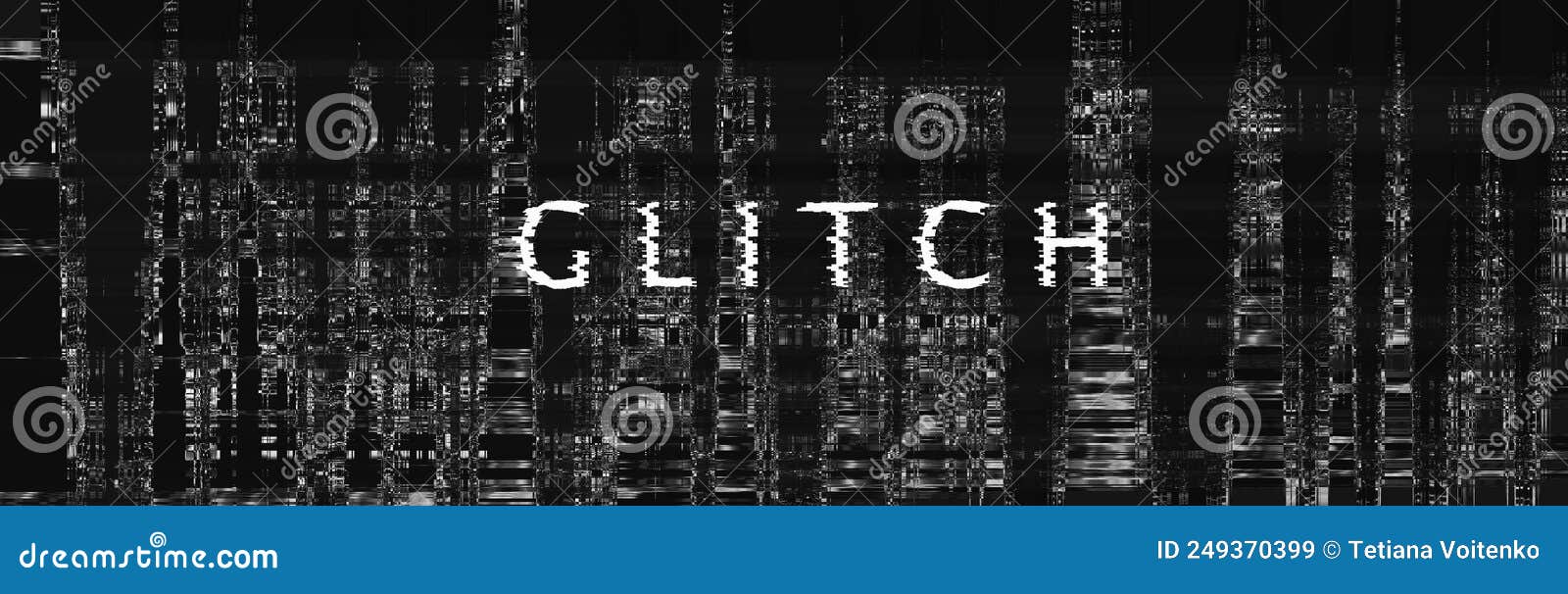 Glitch Background. System Crash. Broadcast Error. Technical Problem. 3D ...