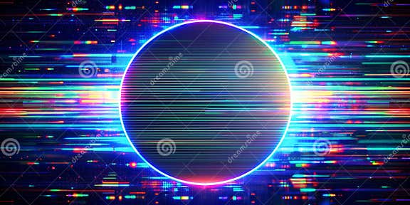 Glitch Circle with Transmission Problem Grain Errors and Distortions ...