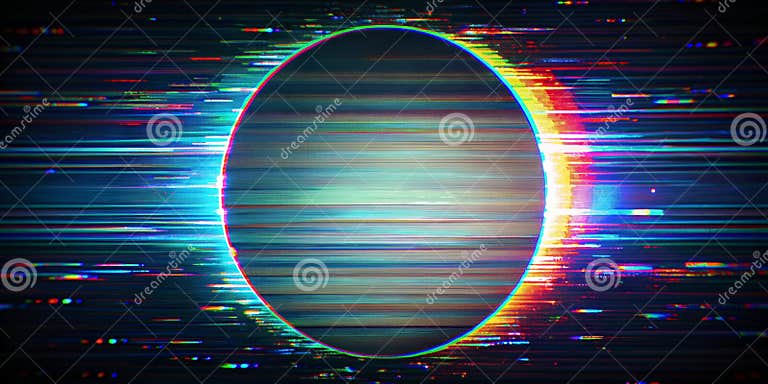 Glitch Circle with Transmission Problem Grain Errors and Distortions ...