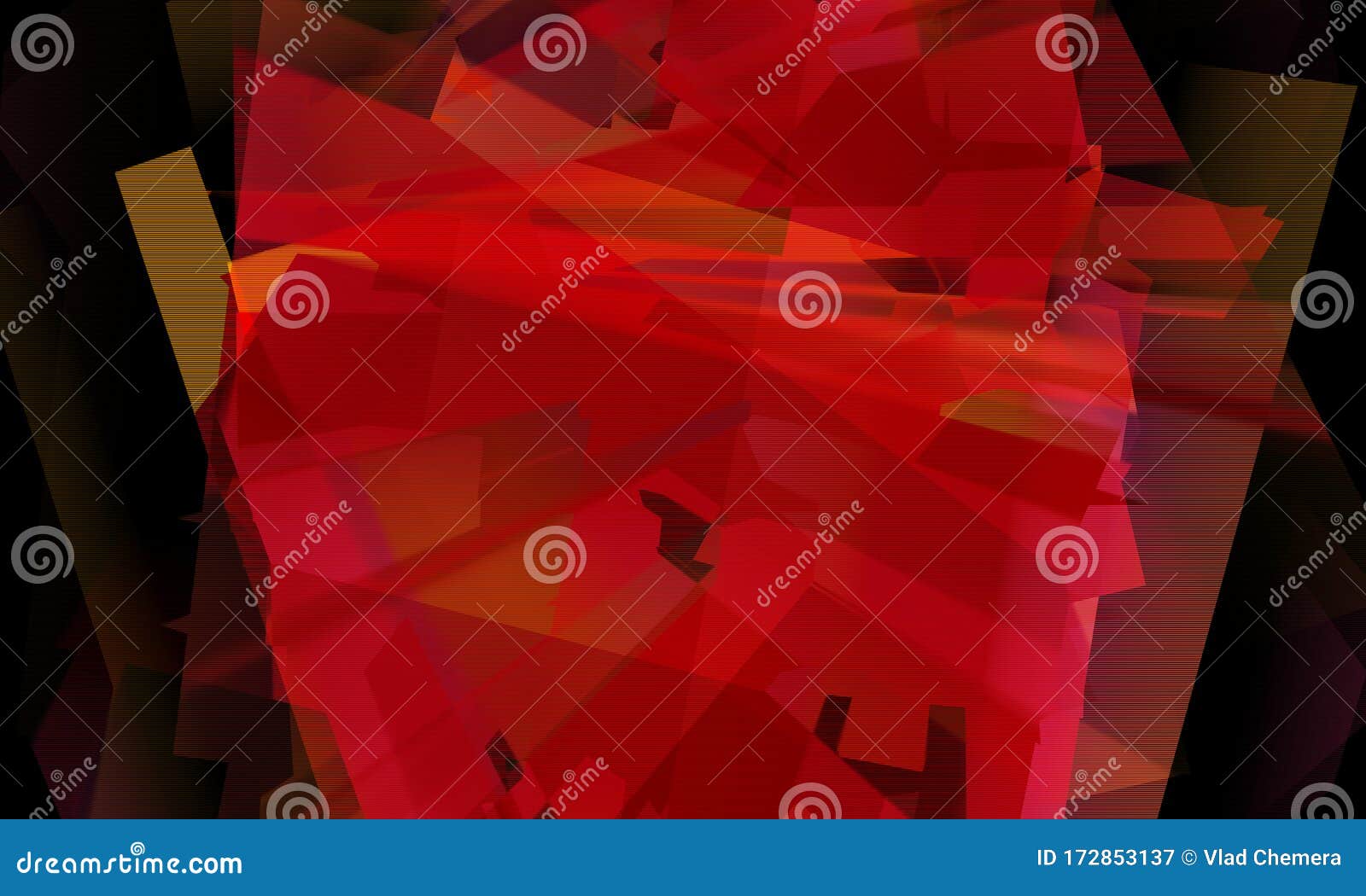 Glitch Dice Icon on Black Background. Stock Illustration - Illustration ...