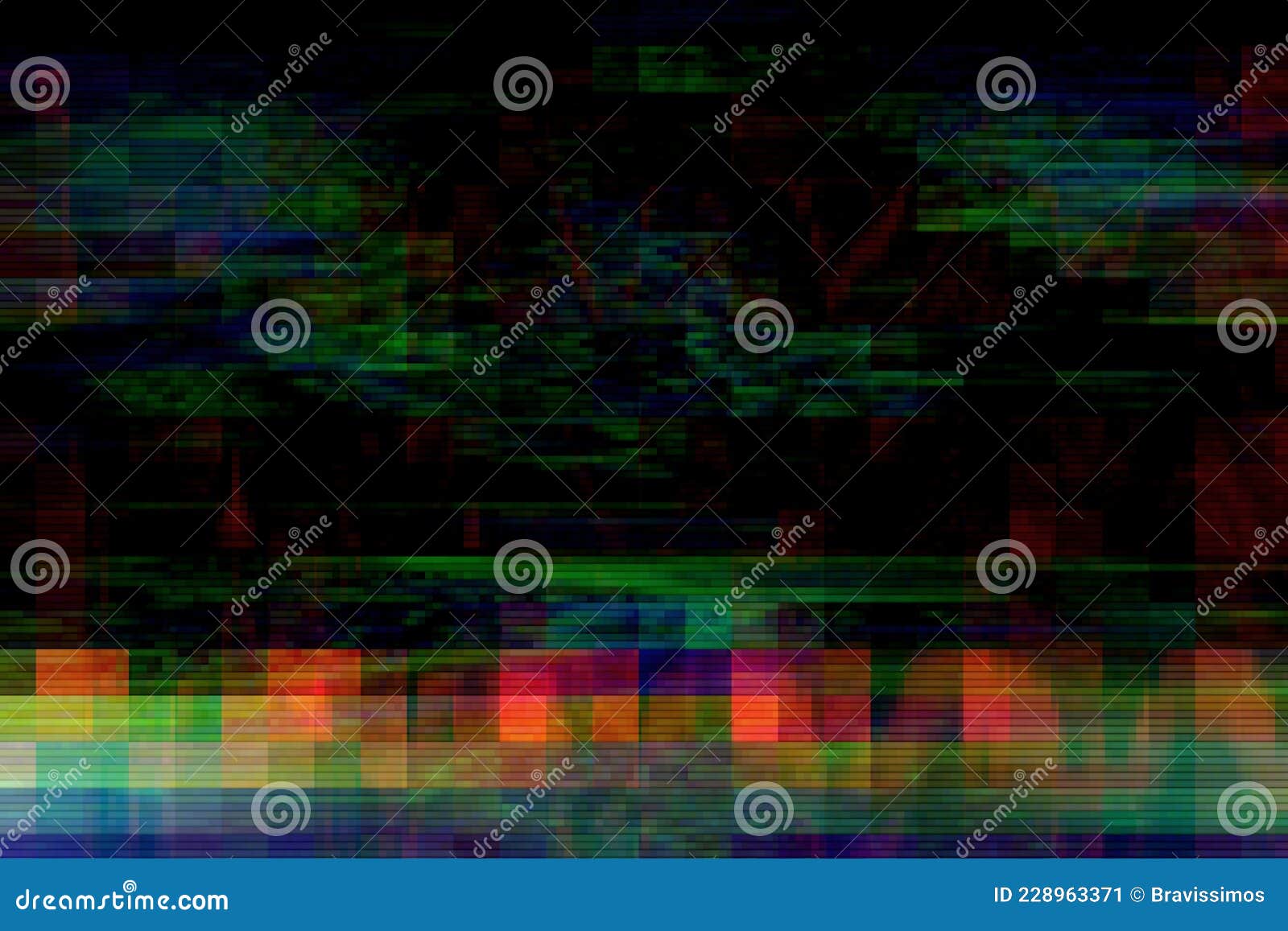 Glitch Digital Abstract Artifacts Distortion Background, Bad Element ...