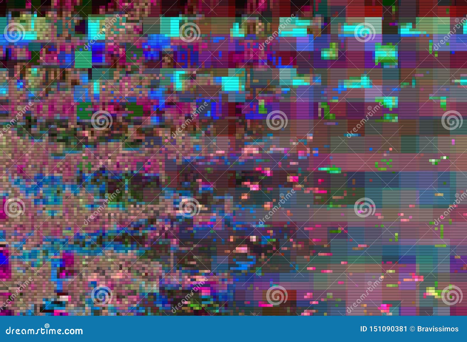 Glitch Digital Abstract Artifacts Distortion Background, Bad ...